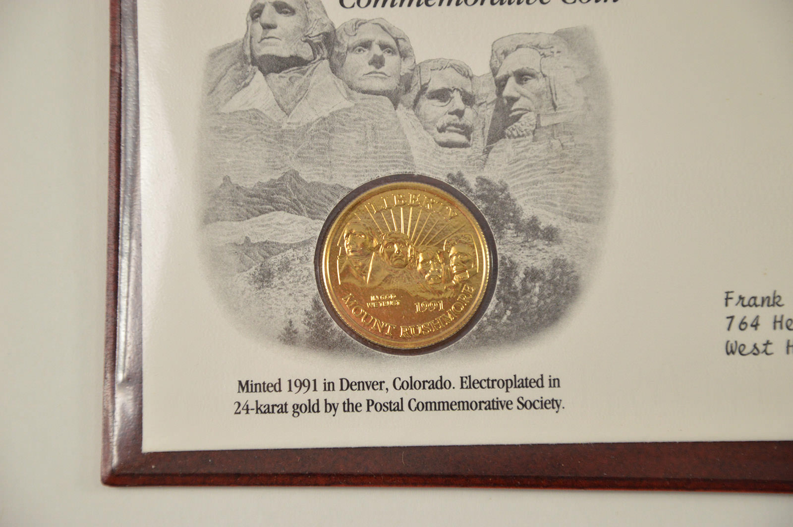 Historic Coin Collection - The Mount Rushmore 50th Anniversary ...