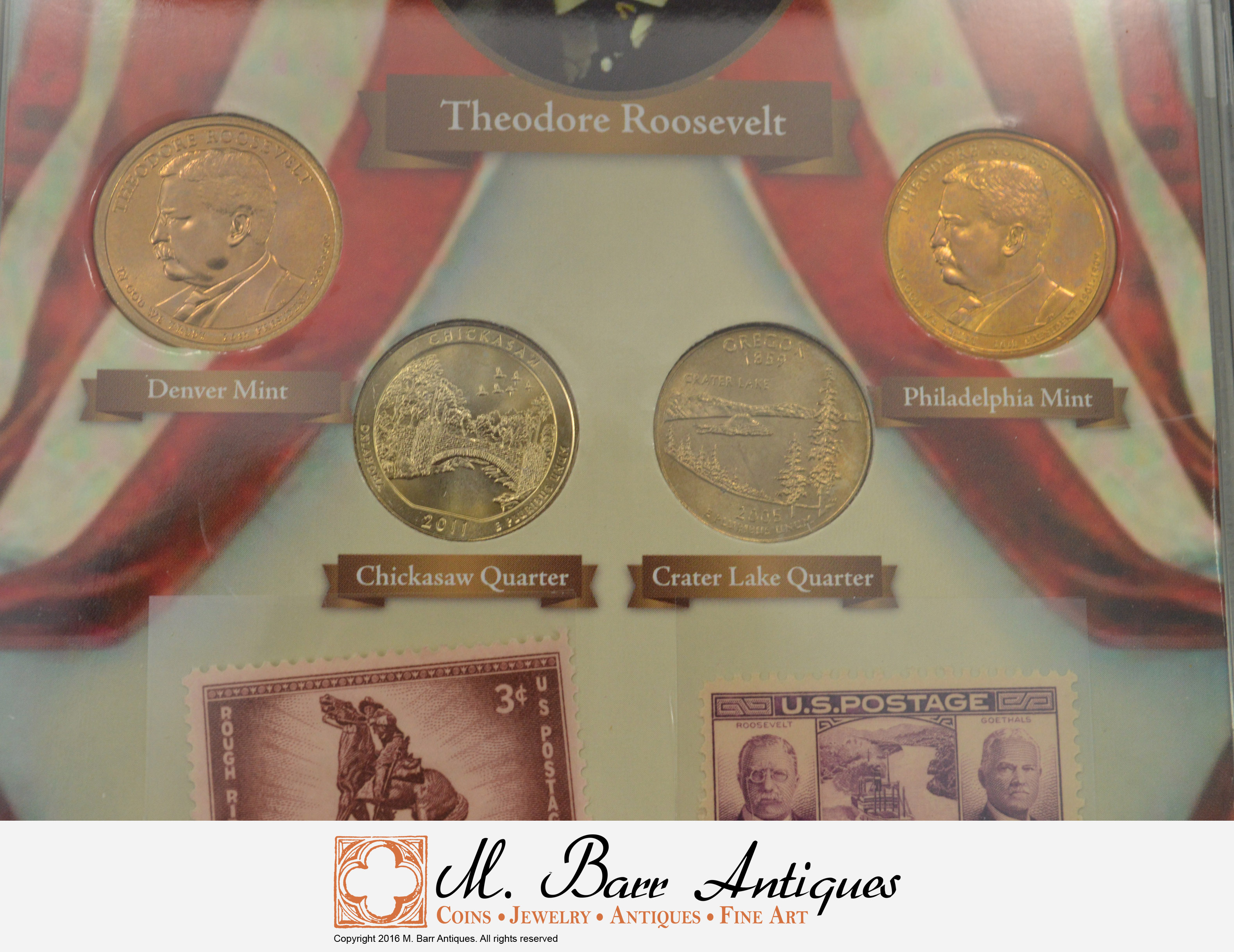 Historic Coin Collection - Theodore Roosevelt Collection*** Nicely ...