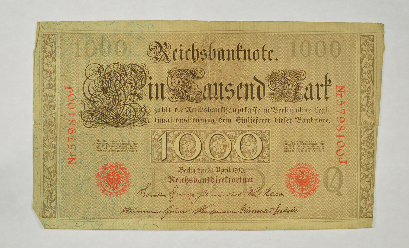 Historic - Germany 1920's Era - Extra Large Size - Currency | Property Room
