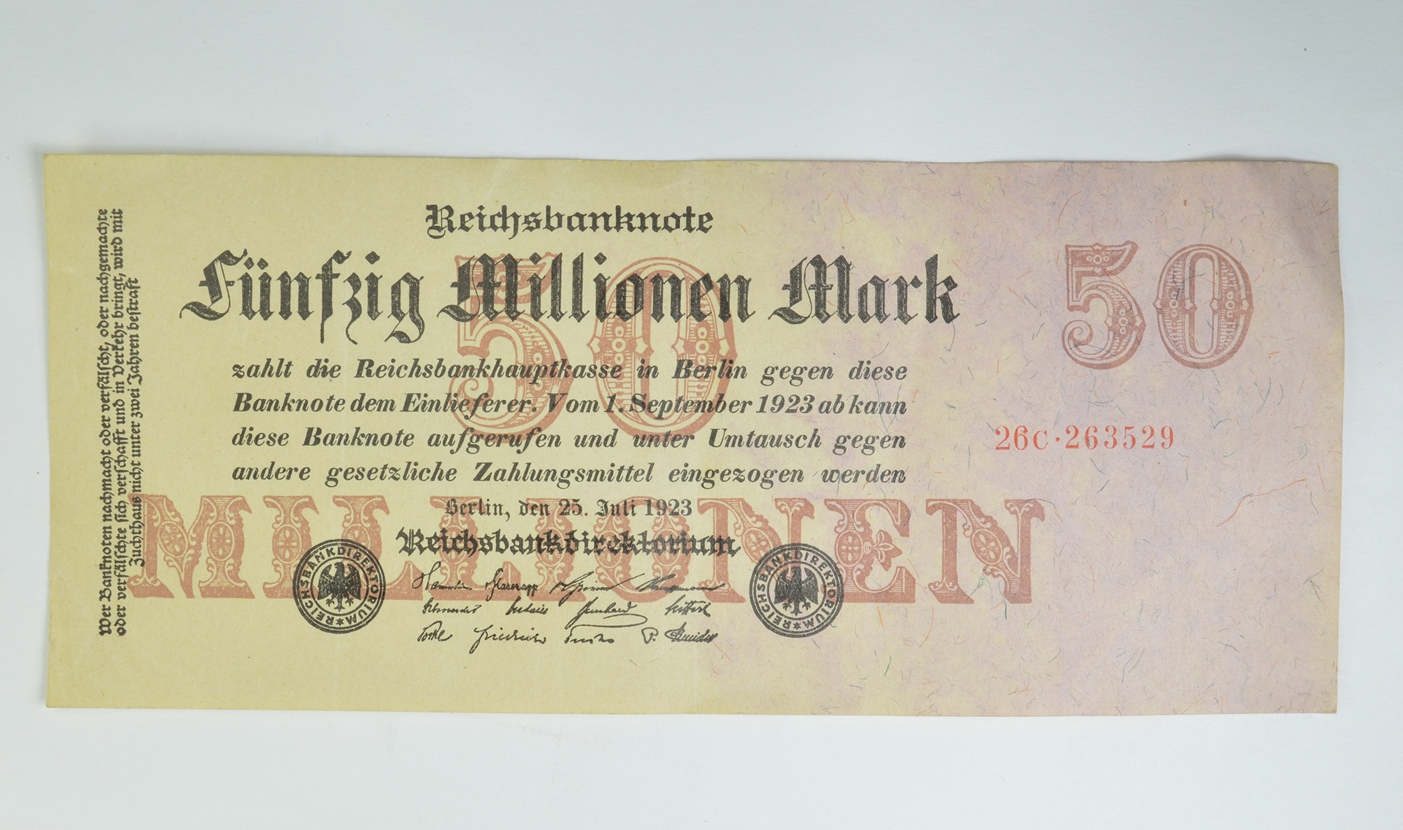 Historic - Germany 1920's Era - Extra Large Size - Currency | Property Room
