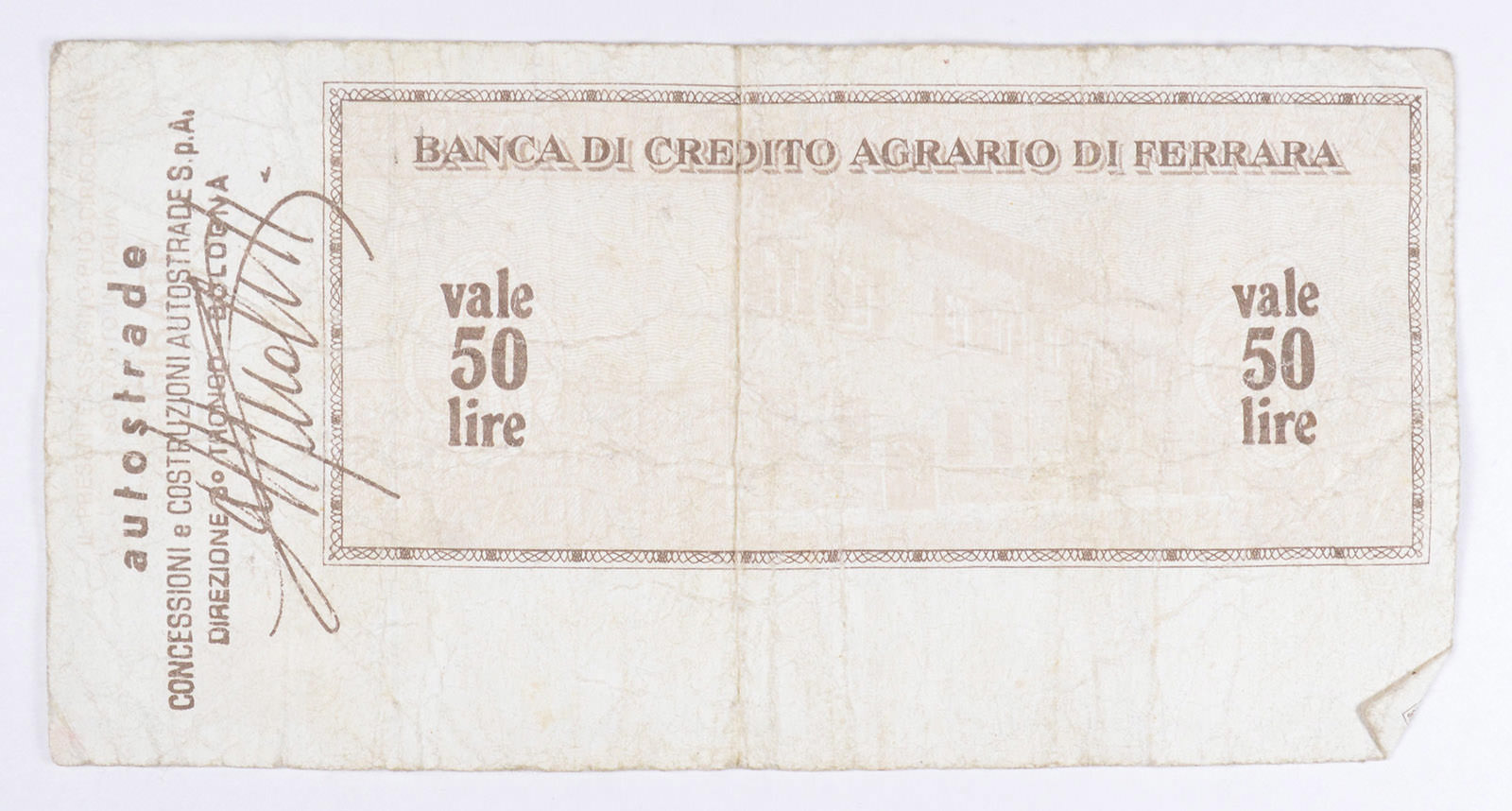 Historic Italian Paper Money Currency - Interesting Note from Italy ...
