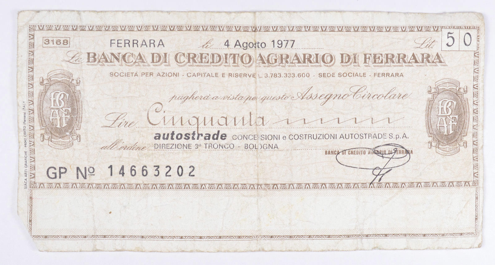 Historic Italian Paper Money Currency - Interesting Note from Italy ...