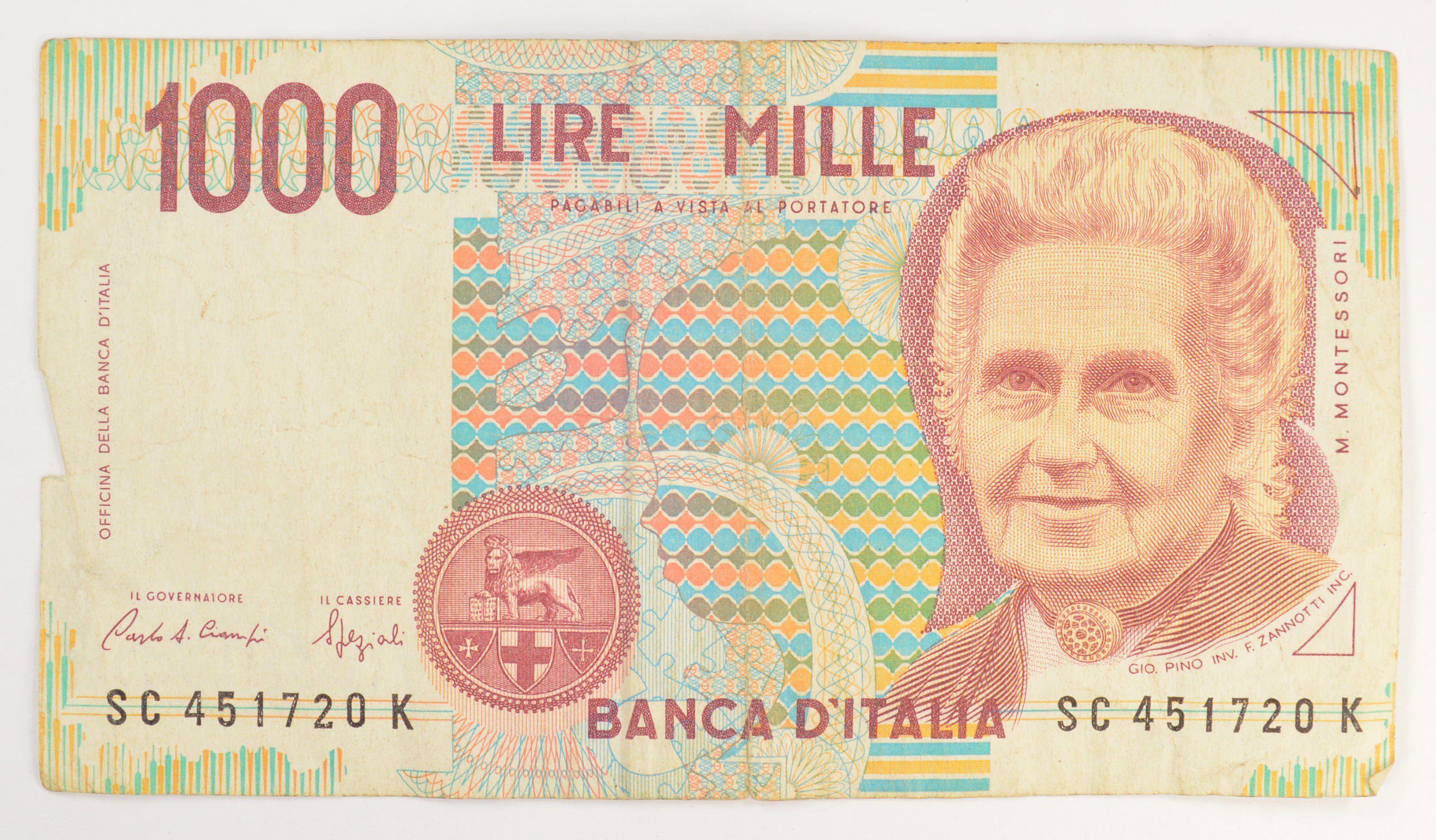 Historic Italian Paper Money Currency - Interesting Note From Italy ...