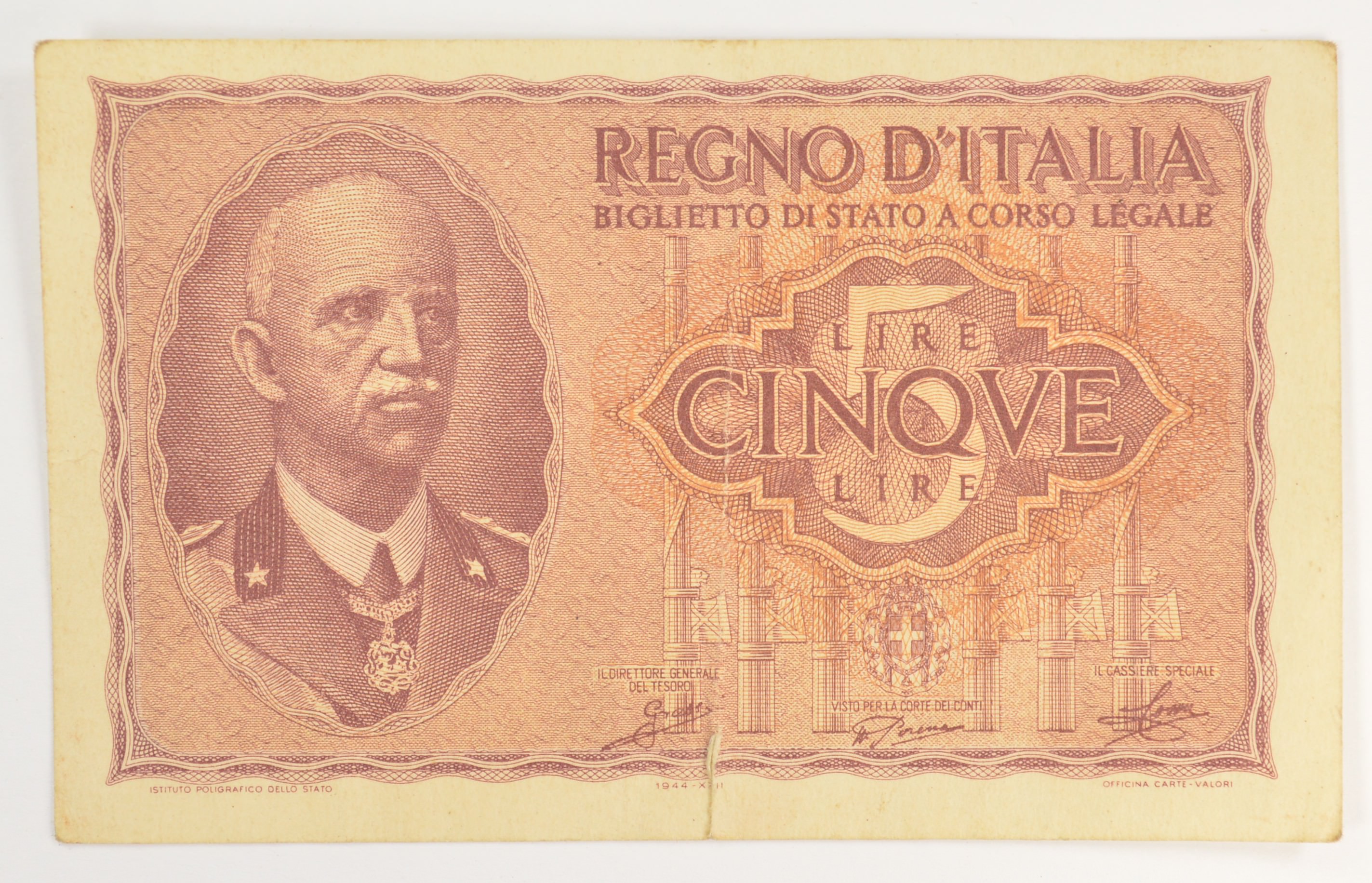 Historic Italian Paper Money Currency - Interesting Note From Italy ...