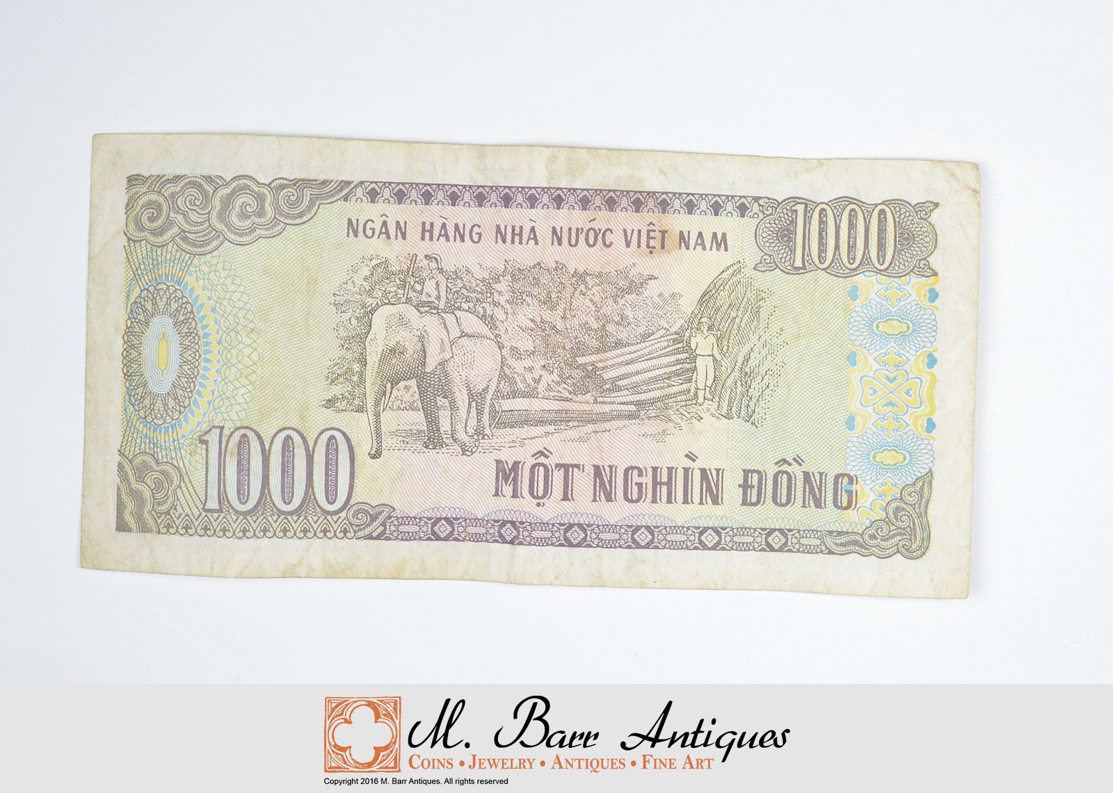 Historic Vietnam Currency Note - Great History | Property Room