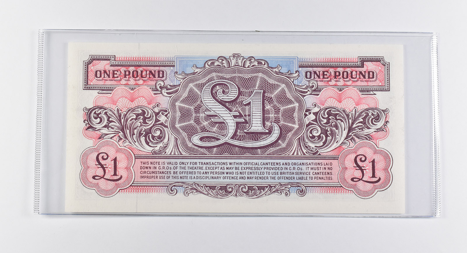 Historic World Bank Note 1948 British Armed Forces 1 Pound Special ...