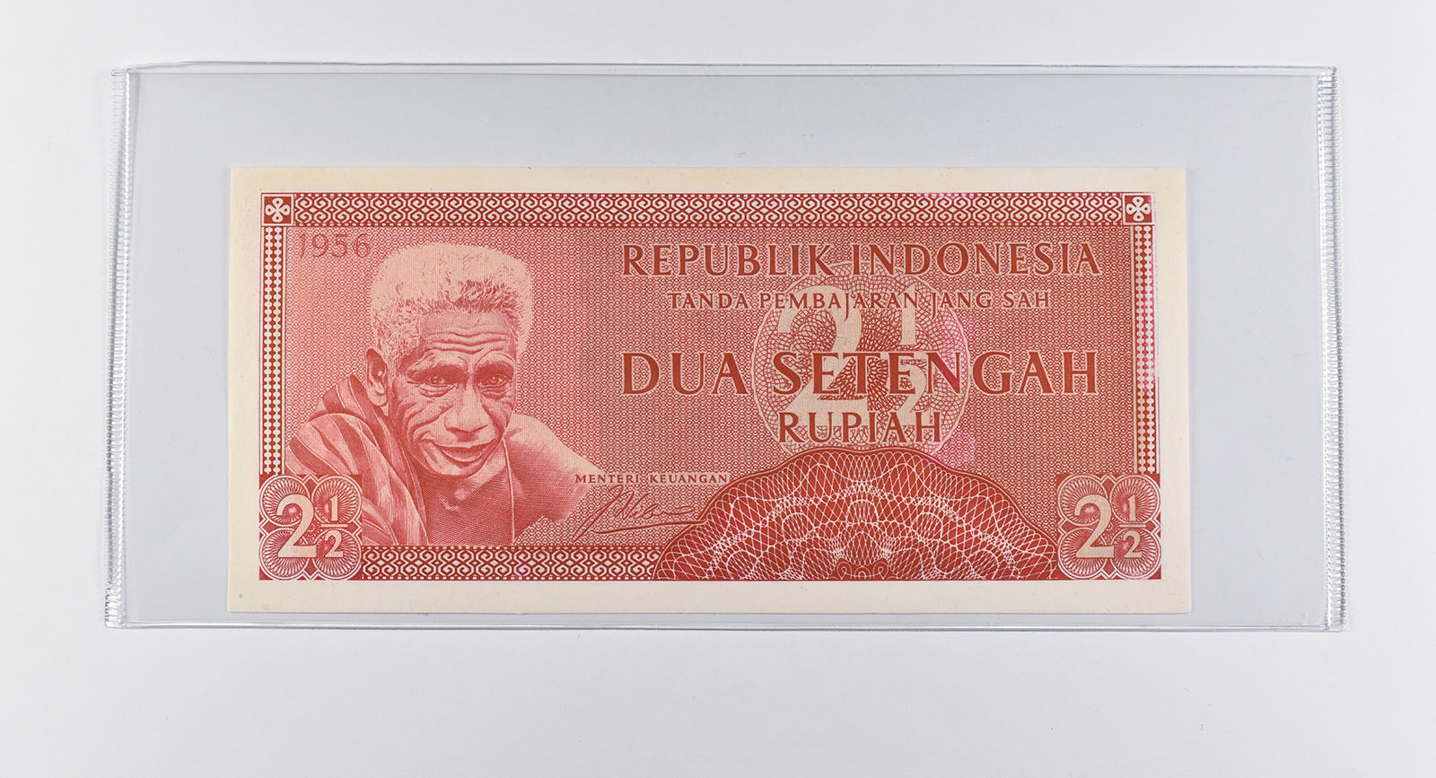 Historic World Bank Note 1956 Indonesia 2 1/2 Rupiah Collectible ...