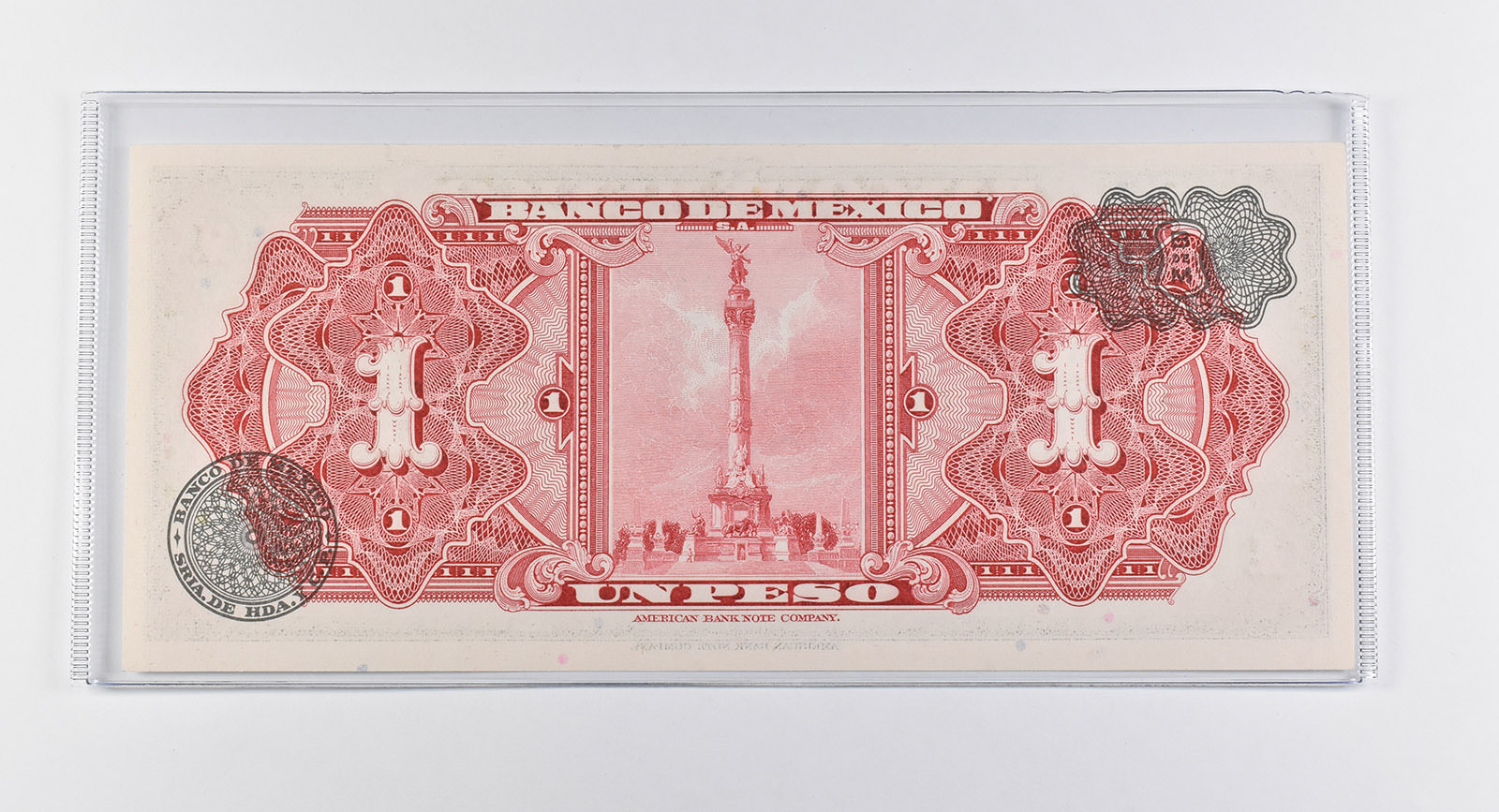 Historic World Bank Note 1967 Mexico 1 Peso Collectible Currency ...