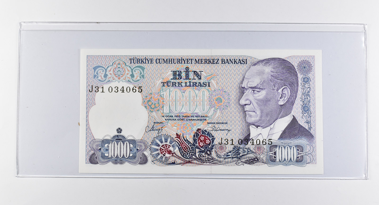 Historic World Bank Note 1984-97 Turkey 1000 Lirasi Collectible ...