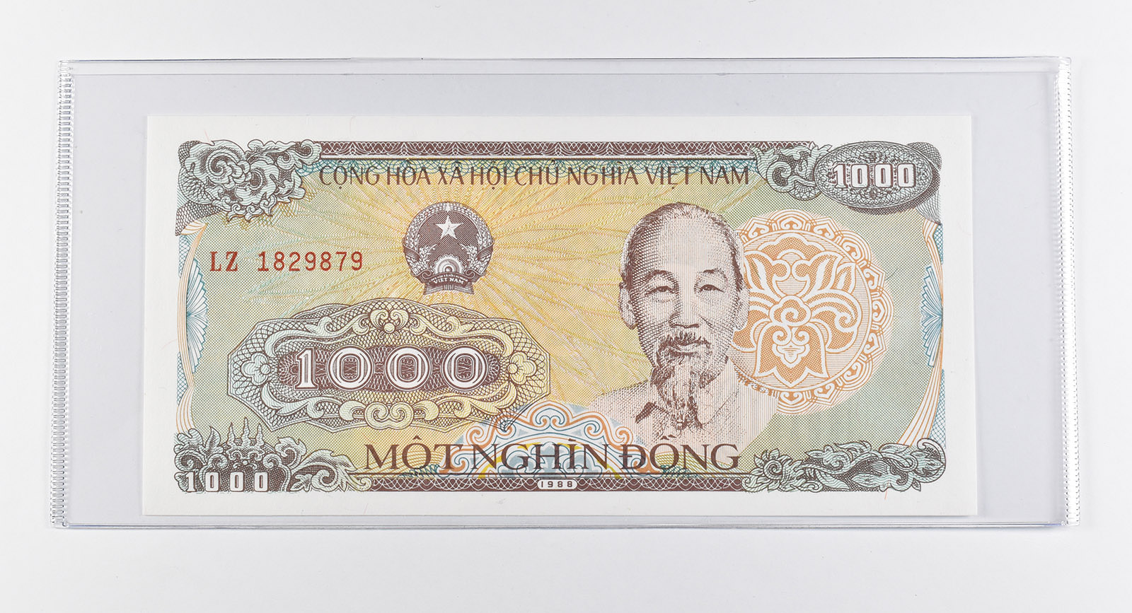 Historic World Bank Note 1988 Vietnam 1000 Dong Collectible Currency ...