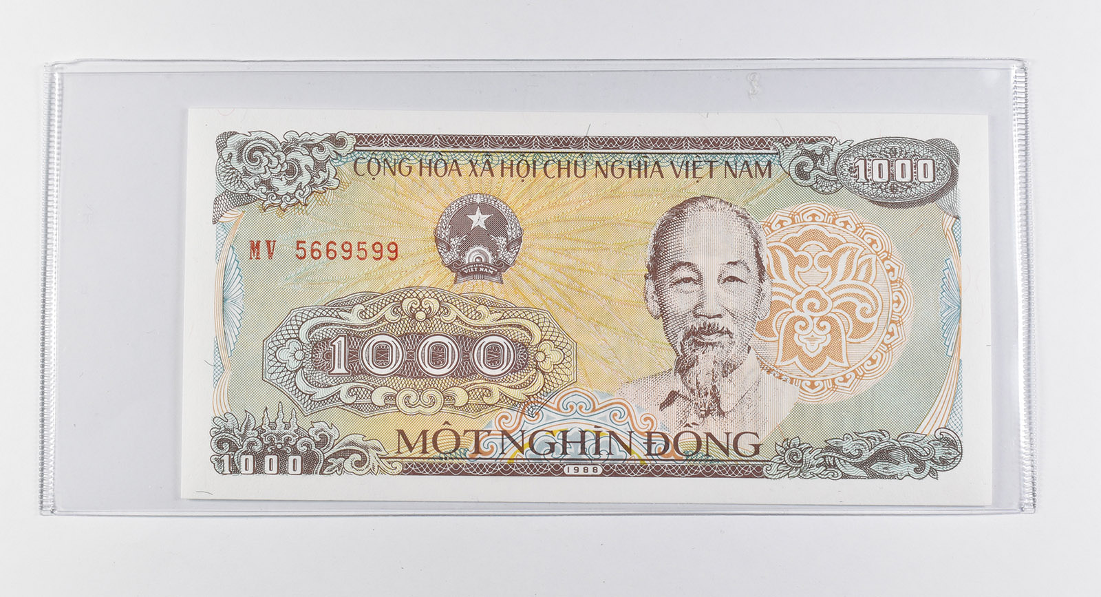 Historic World Bank Note 1988 Vietnam 1000 Dong Collectible Currency ...