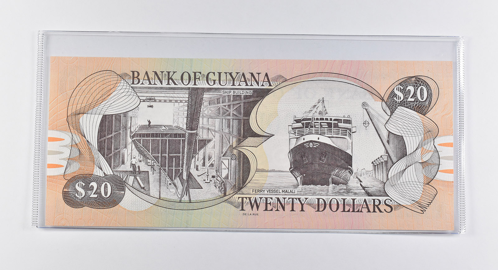 Historic World Bank Note 1996 Guyana 20 Dollars Collectible Currency ...