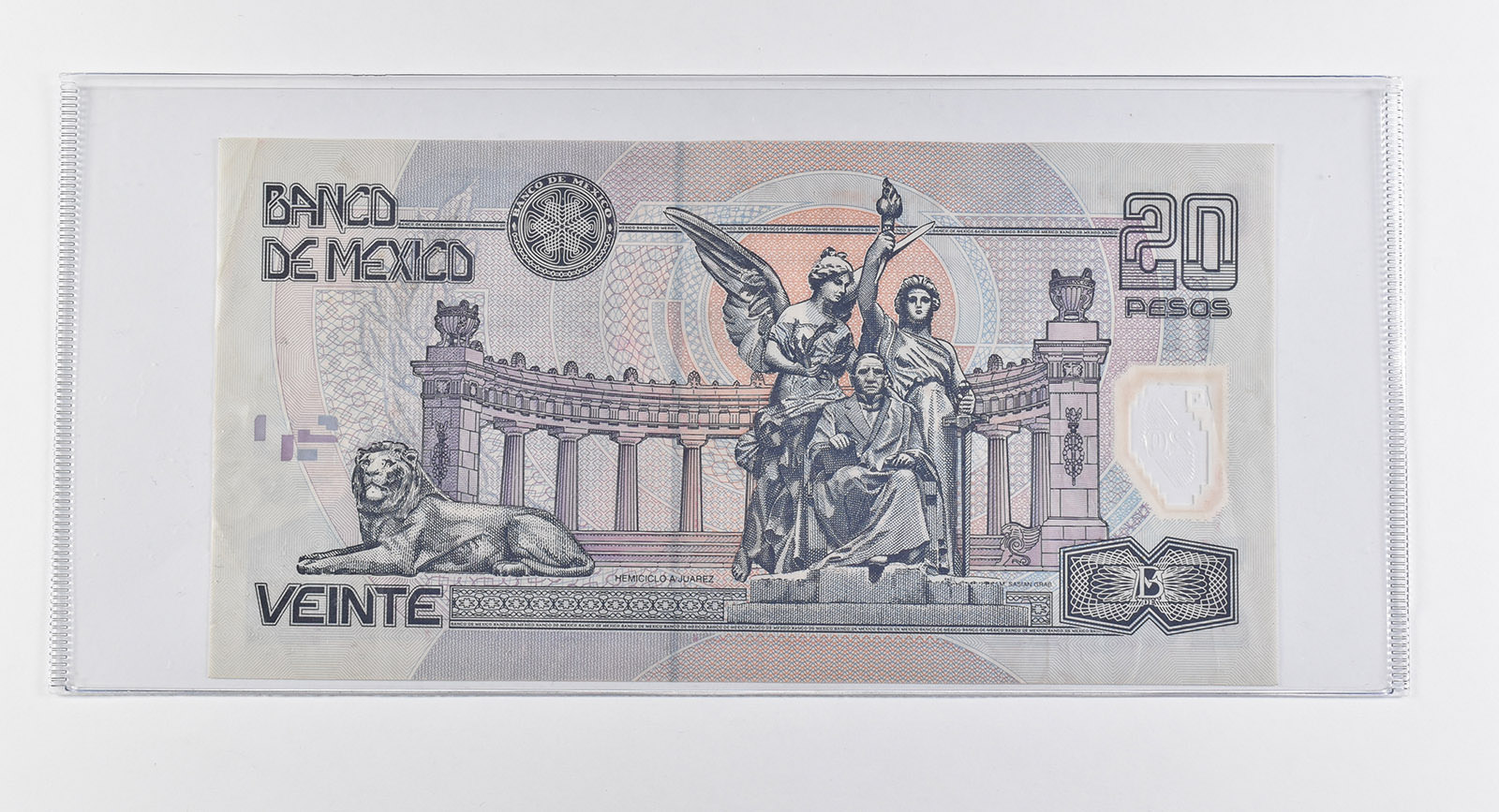 Historic World Bank Note 2001 Mexico 20 Pesos Collectible Currency ...