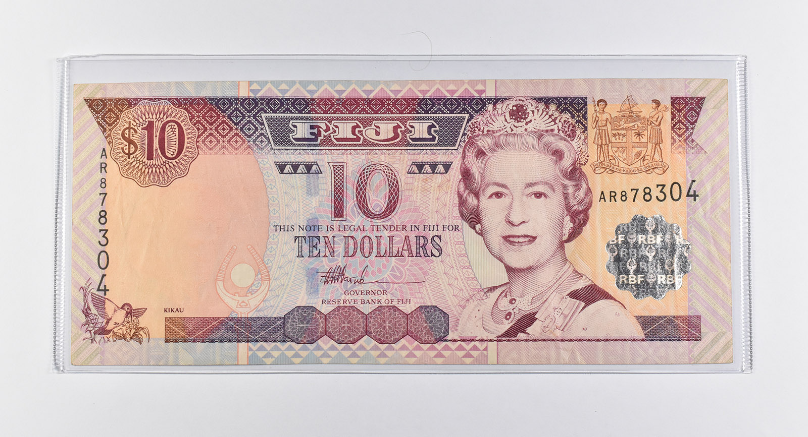 Historic World Bank Note 2002 Fiji 10 Dollars Collectible Currency ...