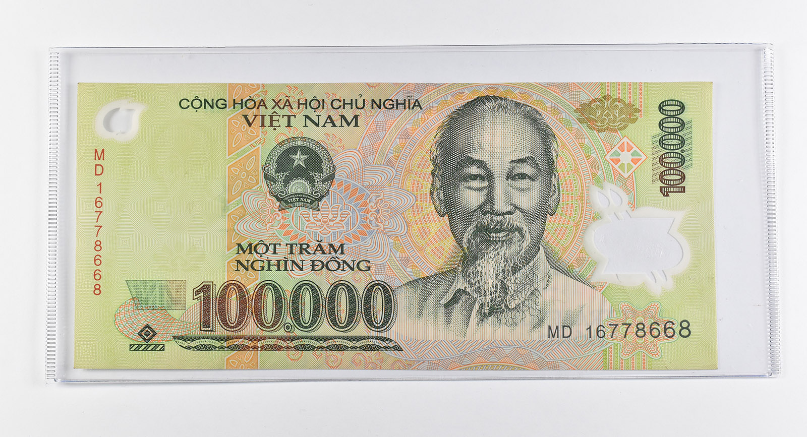Historic World Bank Note 2003 Vietnam 100,000 Dong Collectible Currency ...