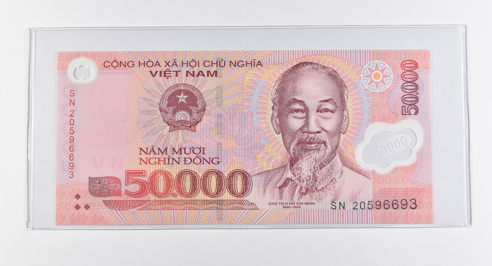 Historic World Bank Note 2003 Vietnam 50,000 Dong Collectible Currency ...