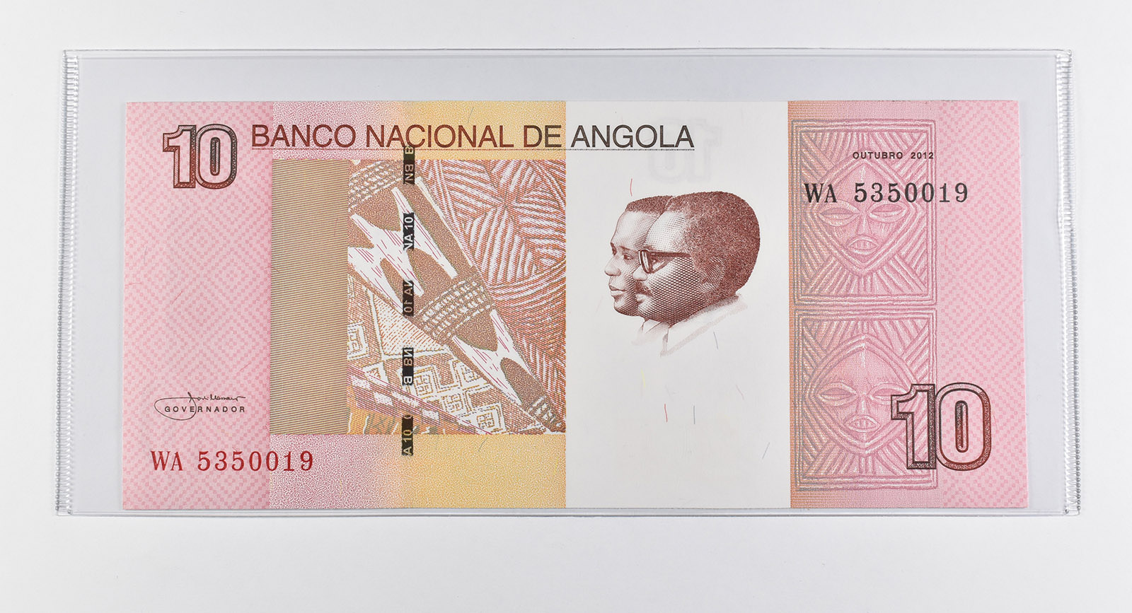 Historic World Bank Note 2012 Angola 10 Kwanzas Collectible Currency ...