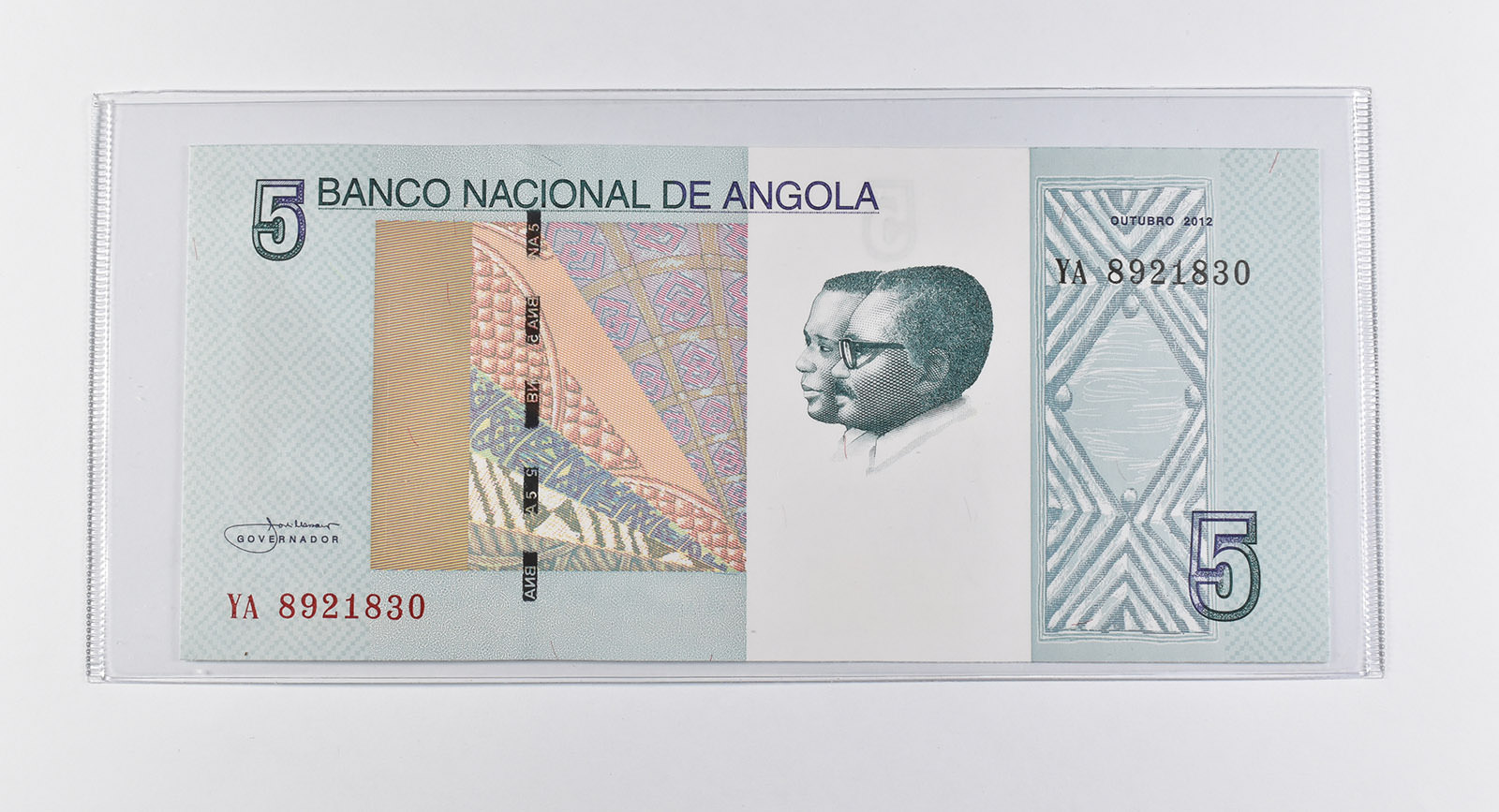Historic World Bank Note 2012 Angola 5 Kwanzas Collectible Currency ...