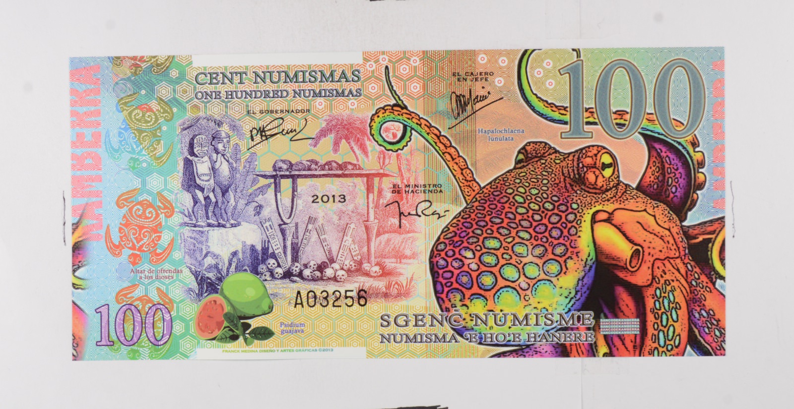 Historic World Bank Note 2013 Kamberra 100 Numismas Fantasy Note ...