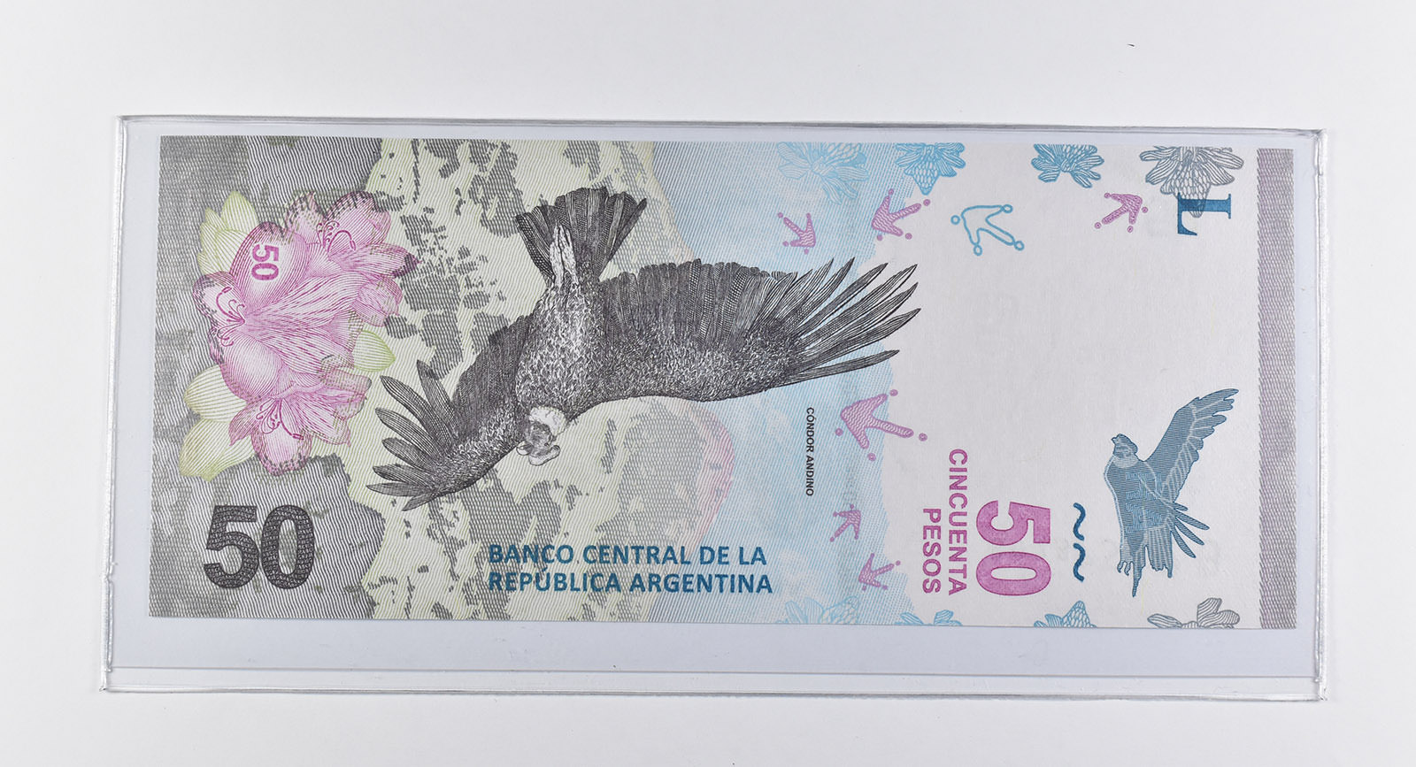 Historic World Bank Note 2015 Argentina 50 Pesos Collectible Currency ...