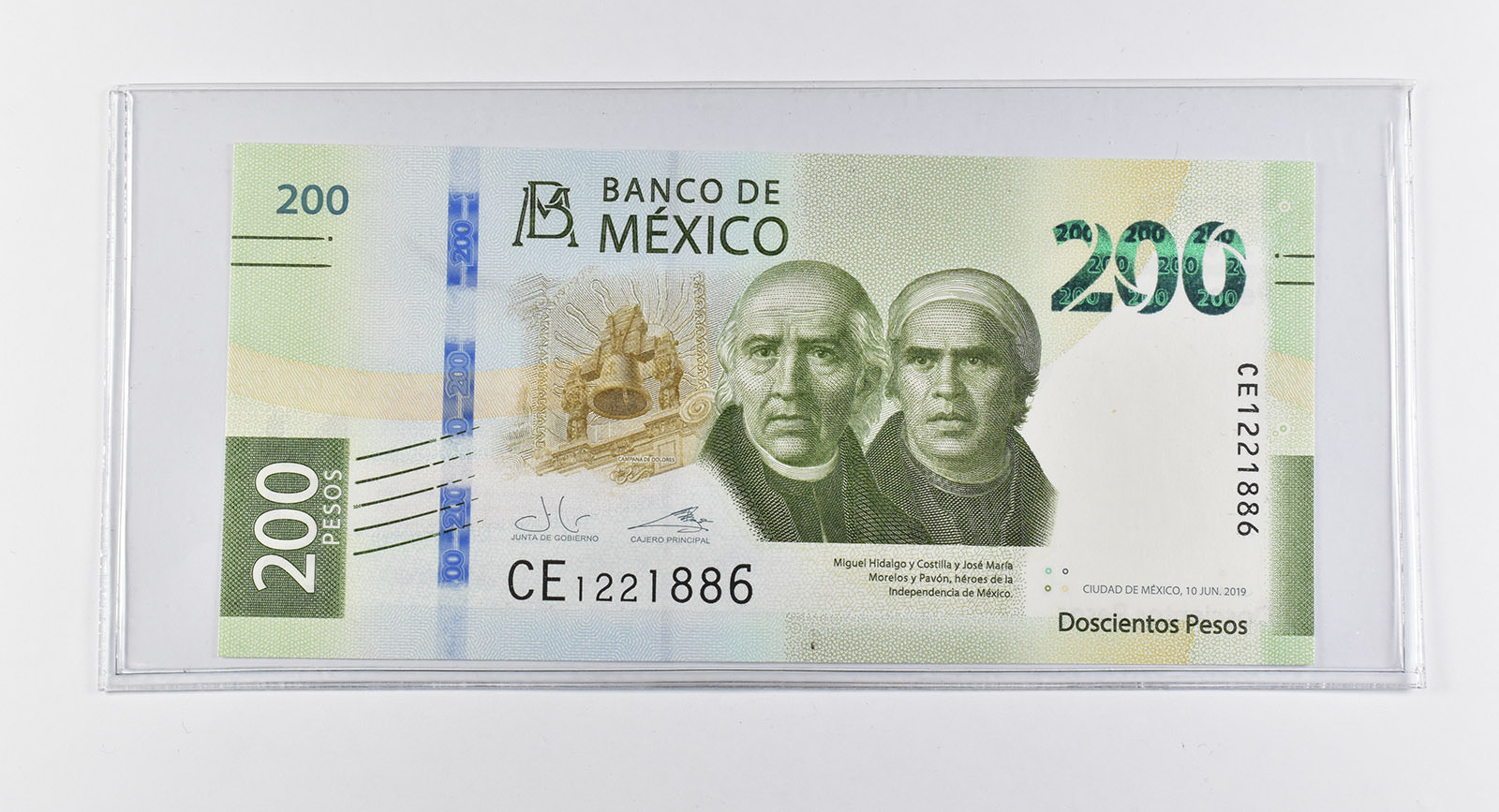 Historic World Bank Note 2019 Mexico 200 Pesos Collectible Currency ...