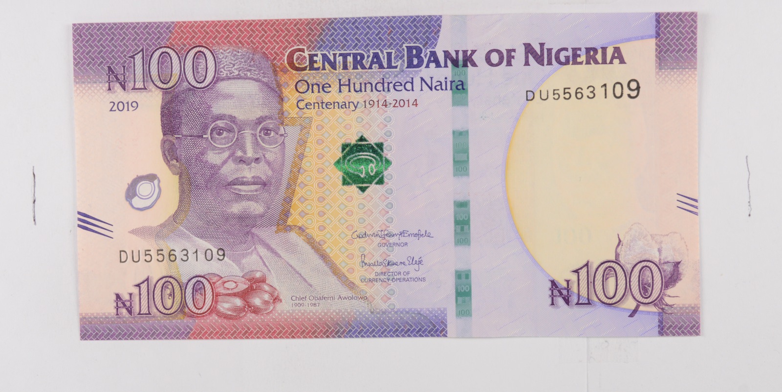 Historic World Bank Note 2019 Nigeria 100 Naira Collectible Currency ...