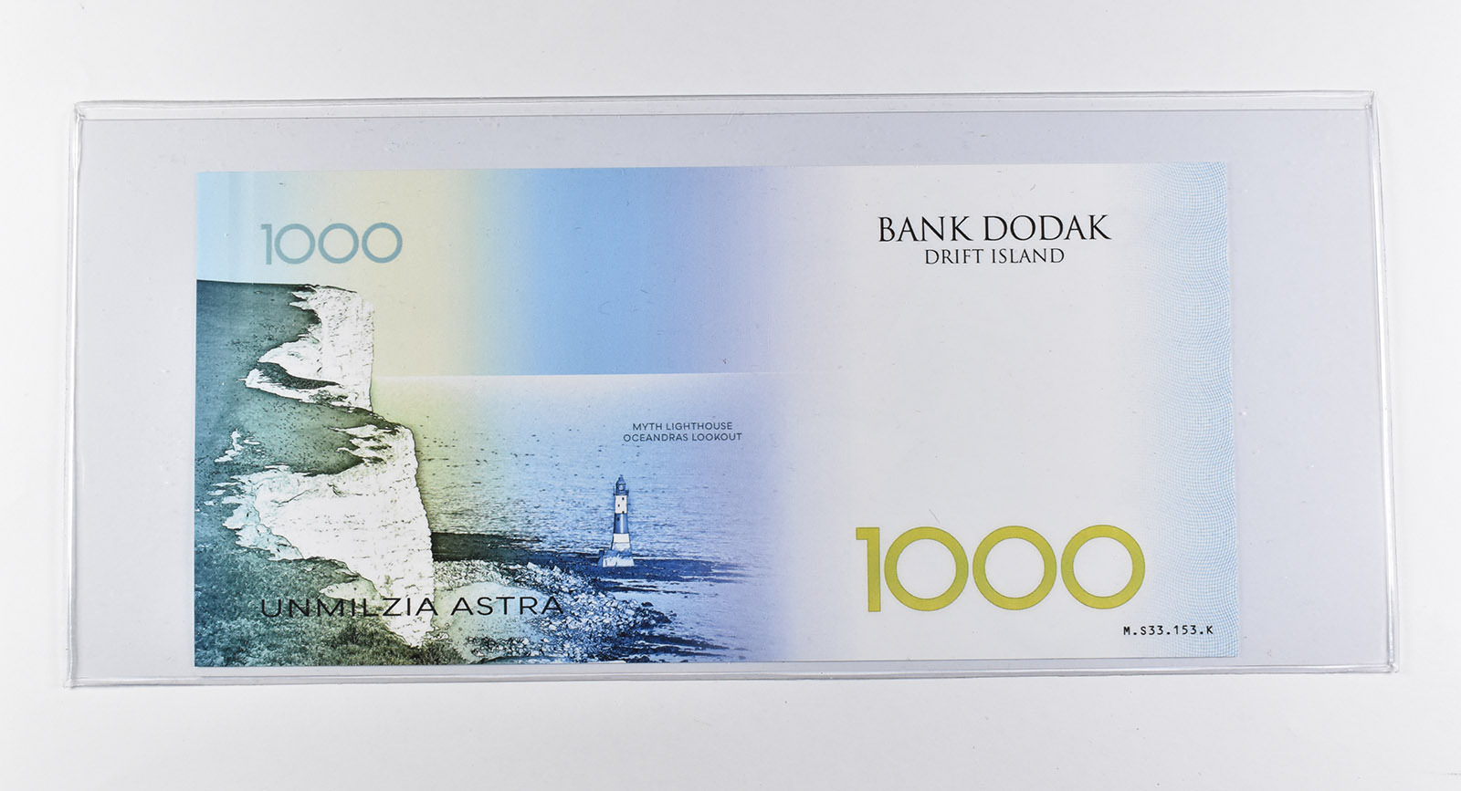 Historic World Bank Note 2021 Drift Island 1000 Astra Fantasy Note ...