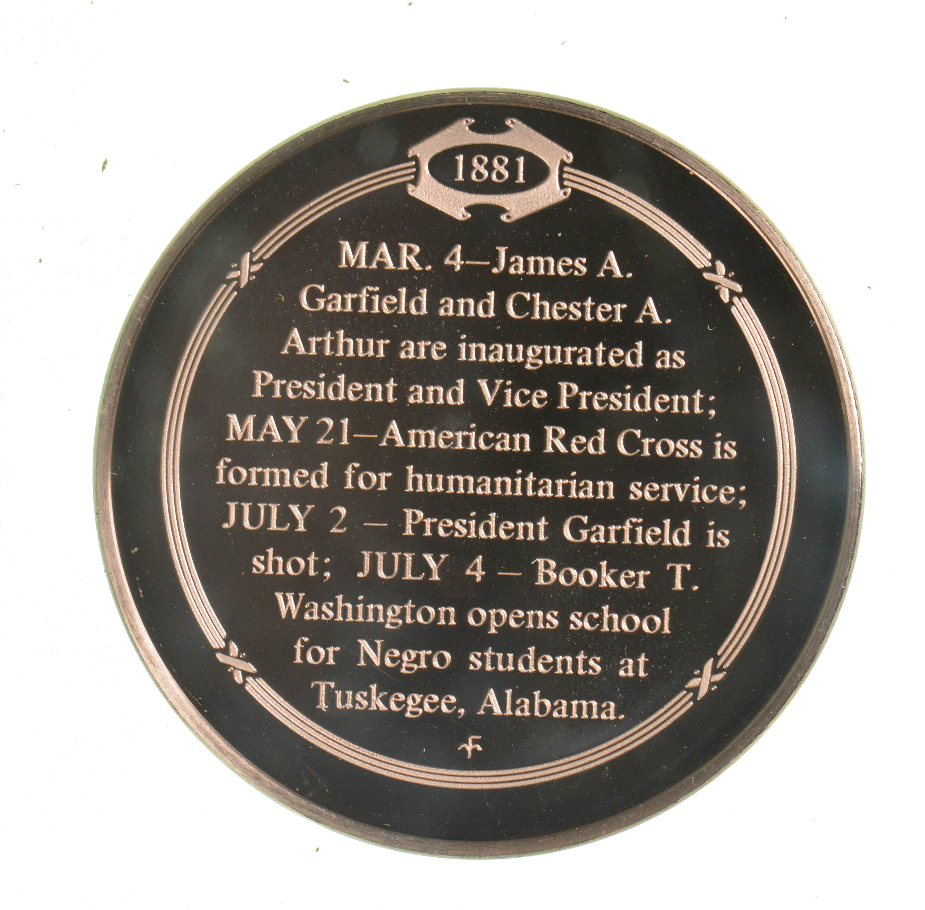 HUGE Bronze Medal Depicting American Red Cross Organized | Property Room
