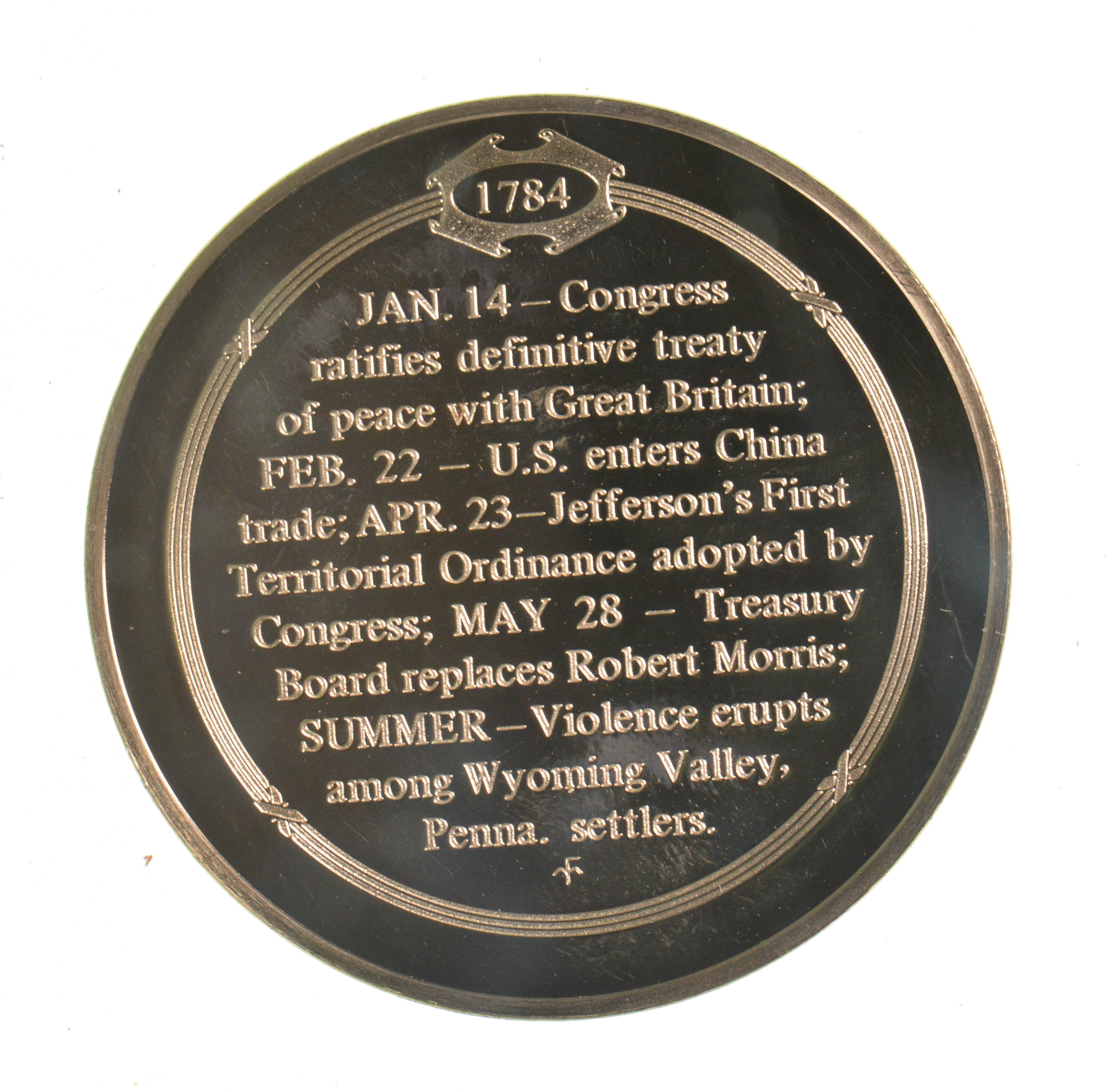 HUGE Bronze Medal Depicting Congress Ratifies Peace Treaty | Property Room HUGE Bronze Medal Depicting Congress Ratifies Peace Treaty | Property Room