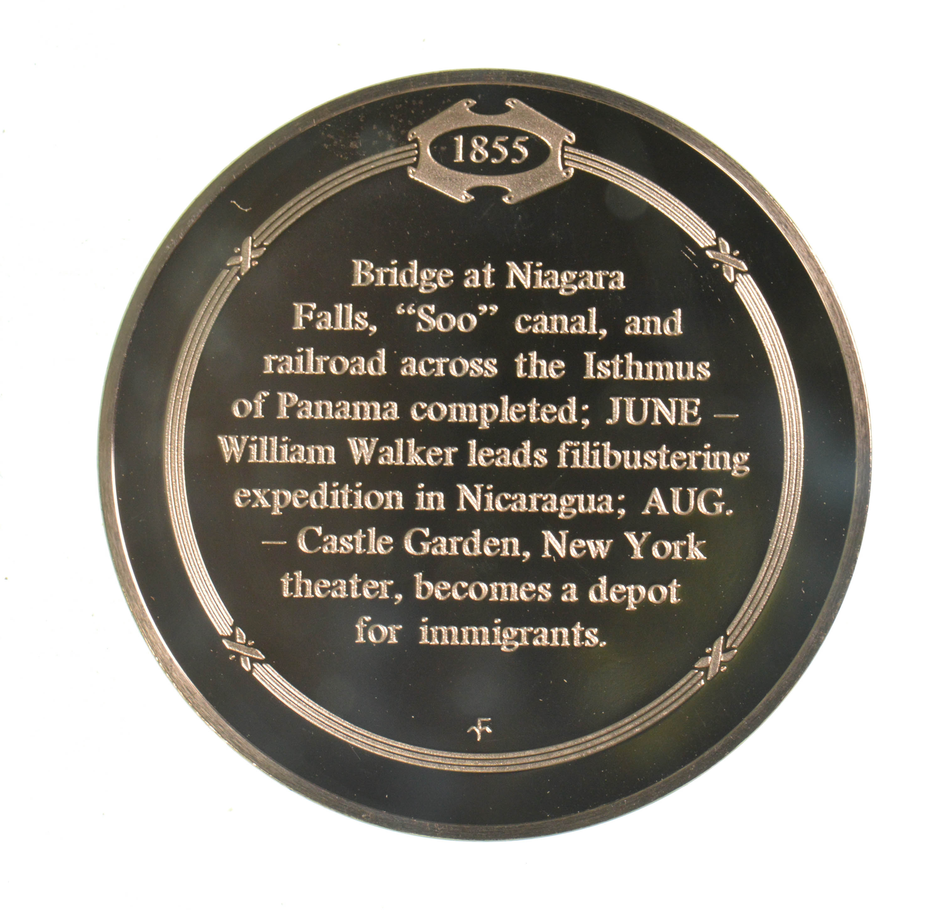 HUGE Bronze Medal Depicting Year Of Engineering Feats | Property Room