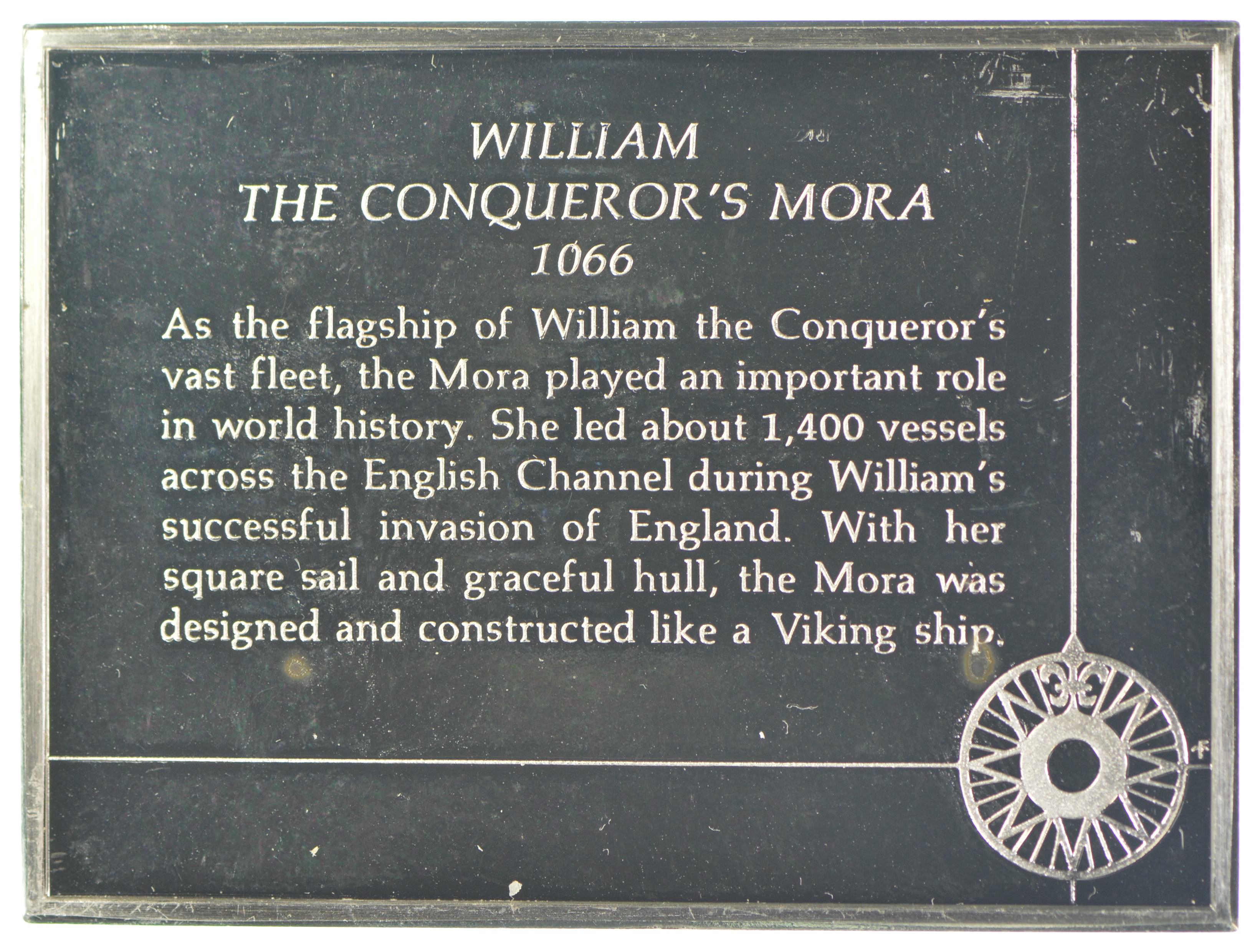 HUGE - Over 3 Troy Oz - William The Conqueror's Mora Historic Ship ...