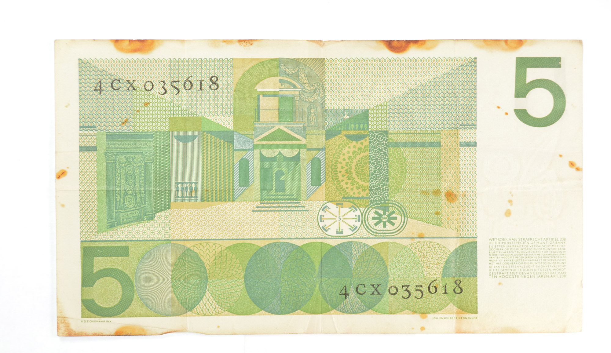 Interesting Netherlands - Dutch - Bank Notes - Collectible Currency ...