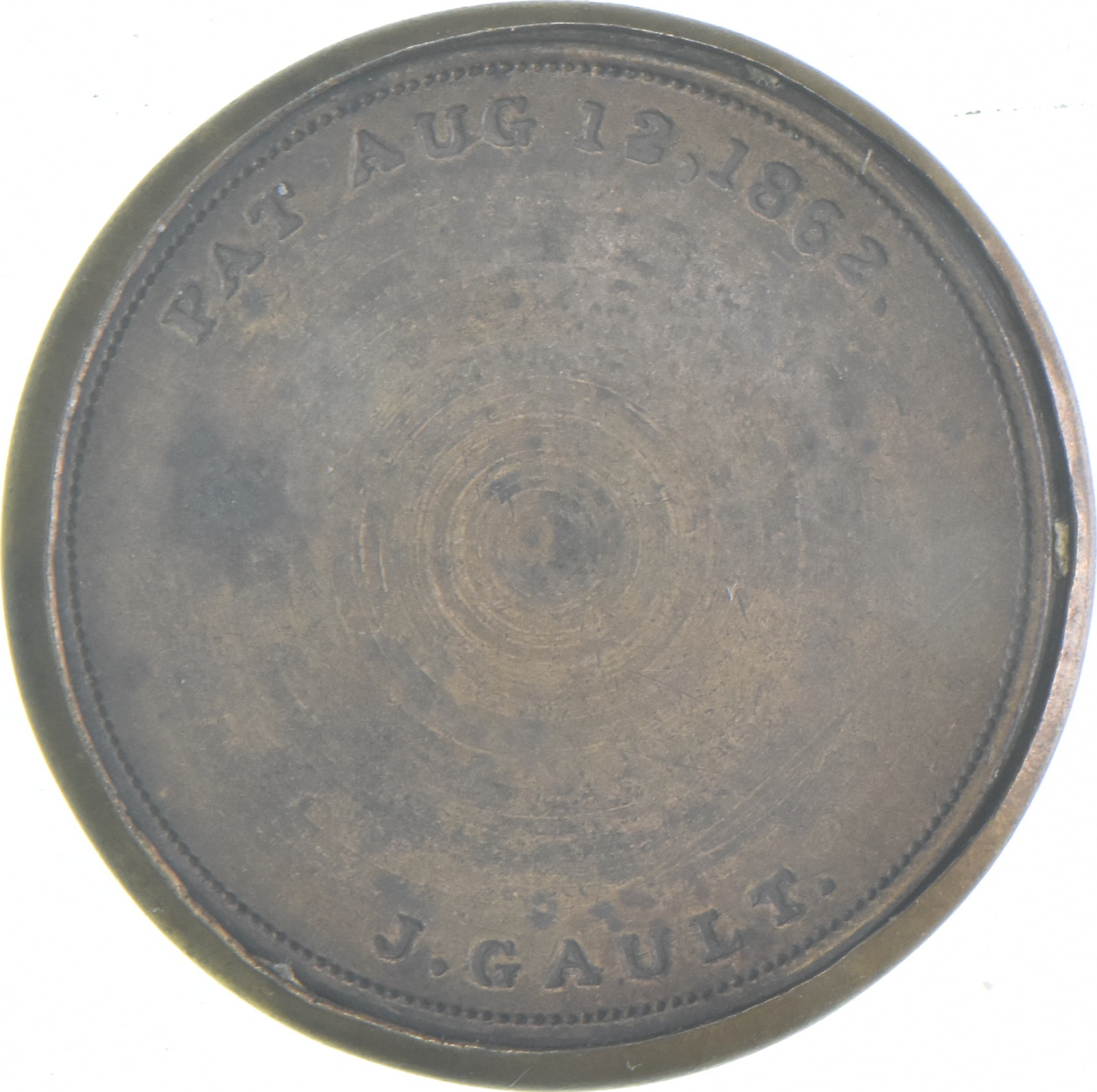 J. Gault - George Washington 5 cent Encased Postage Holder | Property Room