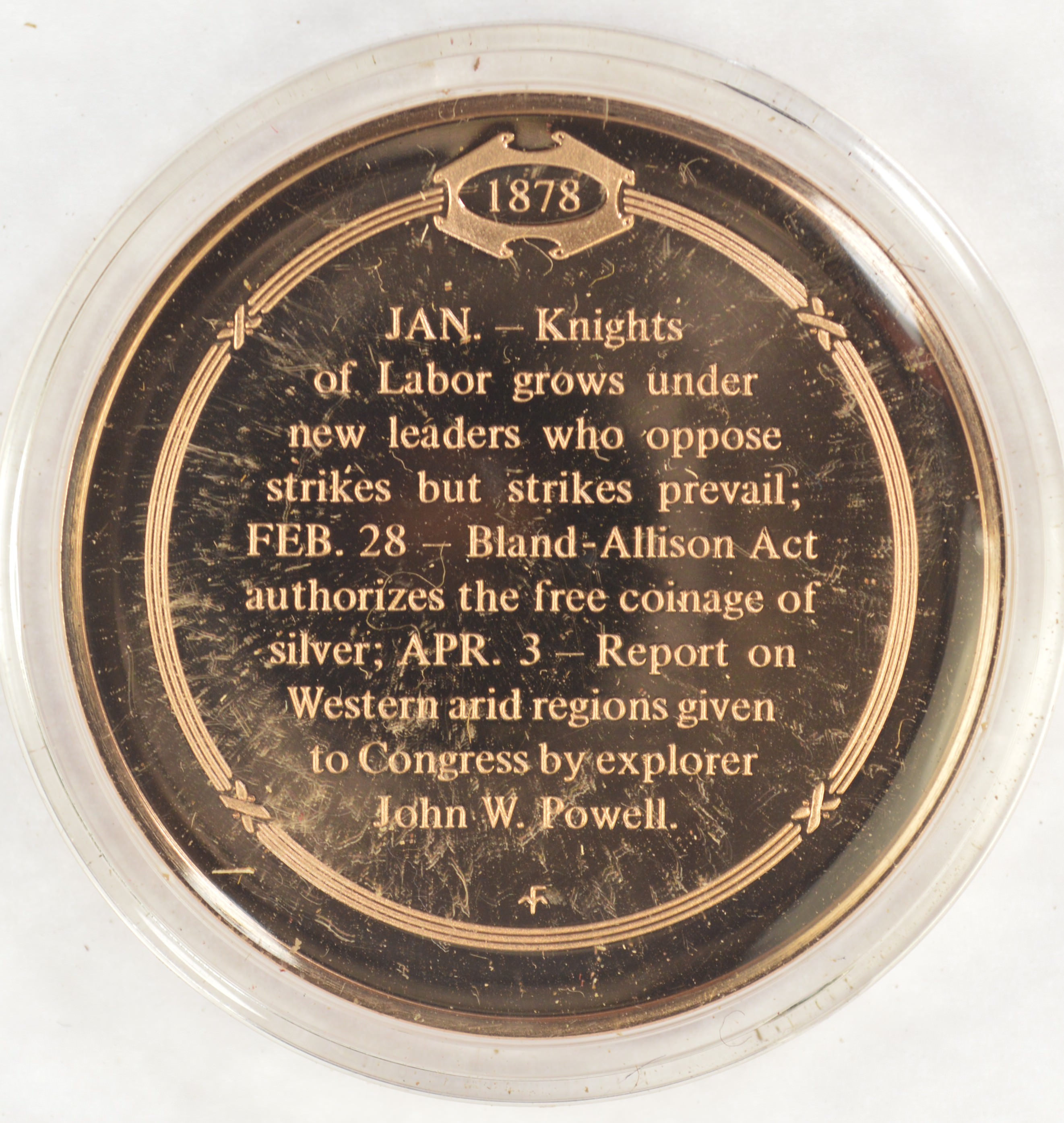 Jan., 1878 Knights Of Labor Emerge As National Union - Bronze Historic ...
