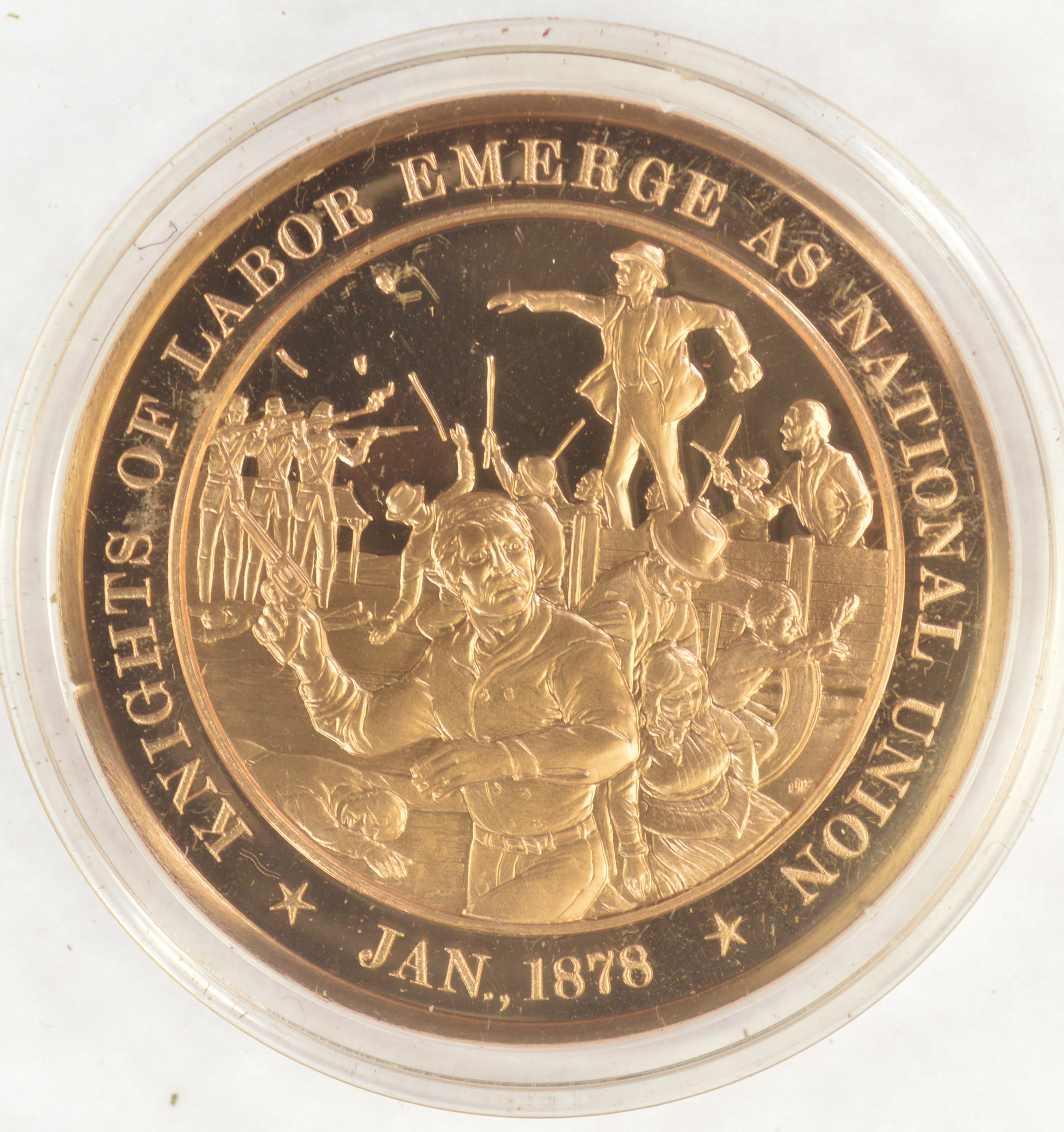 Jan., 1878 Knights Of Labor Emerge As National Union - Bronze Historic ...