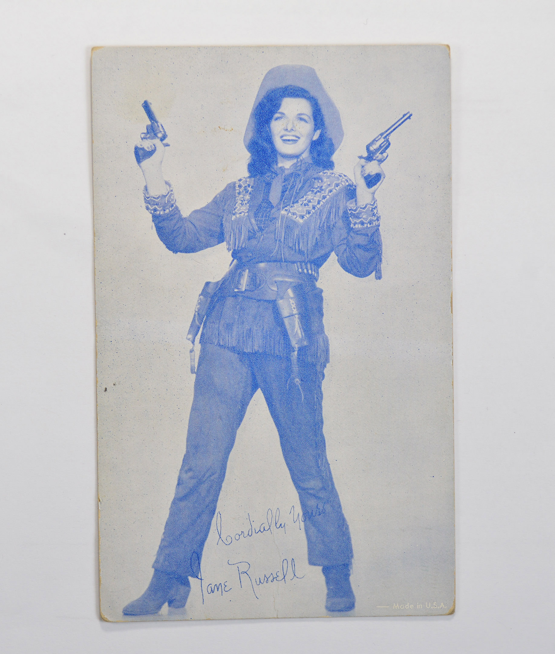 Jane Russell Exhibit Supply Co. Movie Postcard | Property Room
