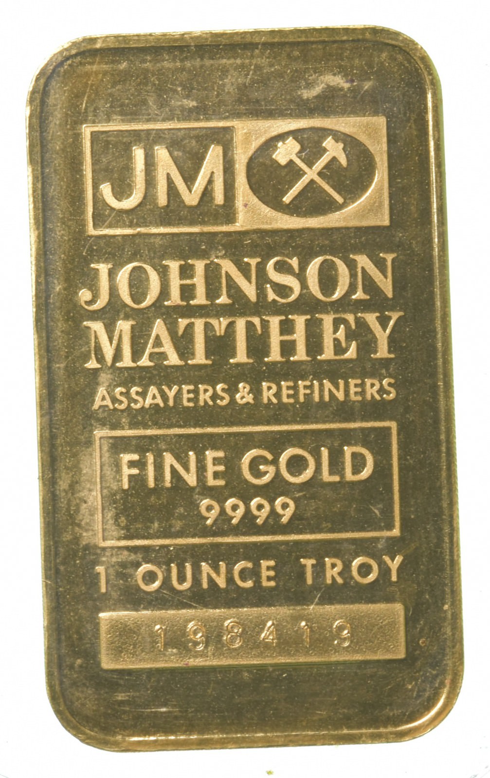 Johnson Matthey 1 Troy Oz Gold Vintage | Property Room