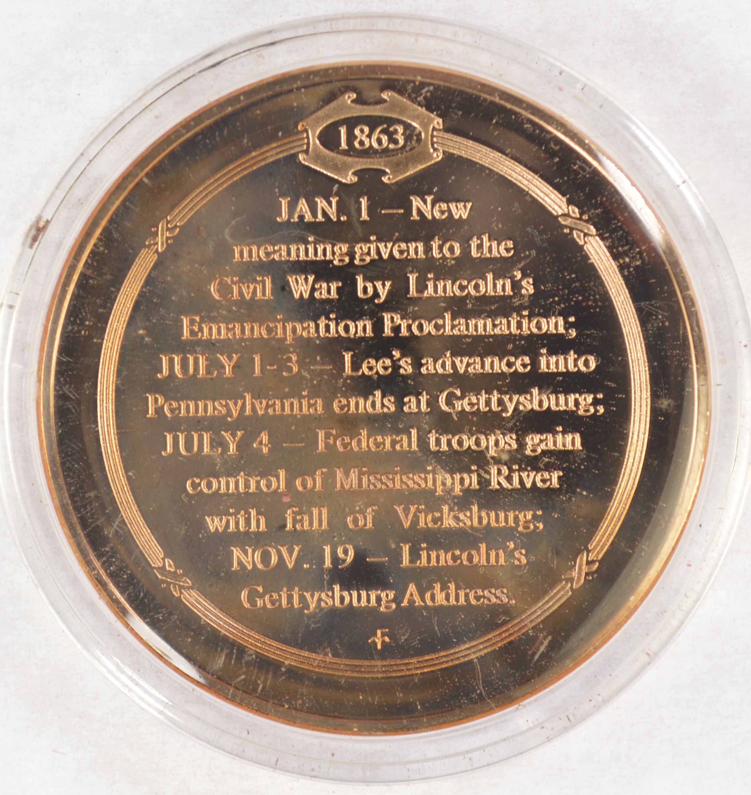 July 1-3, 1863 The Tide Turns At Gettysburg - Bronze Historic ...