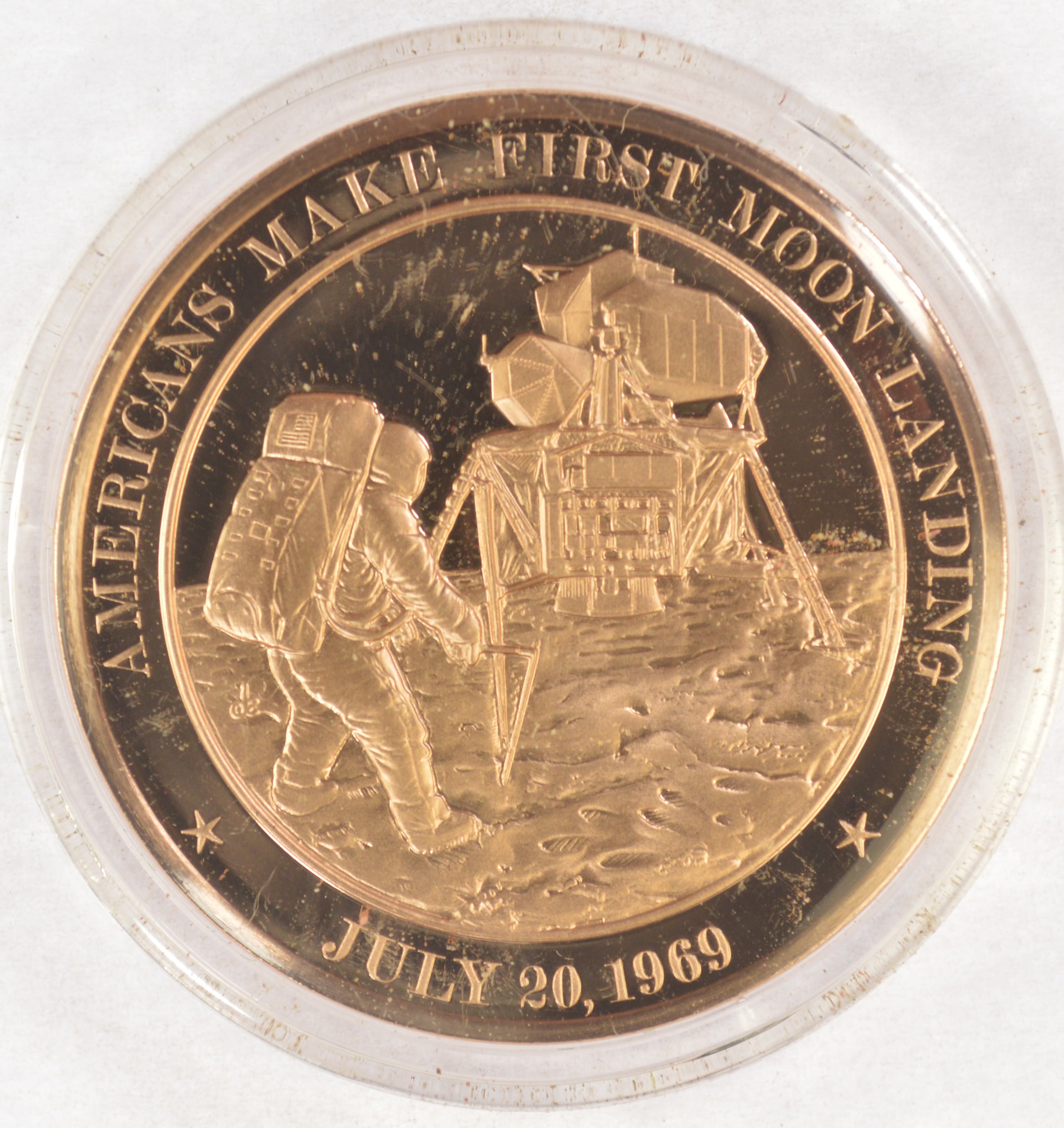 July 20, 1969 Americans Make First Moon Landing - Bronze Historic ...