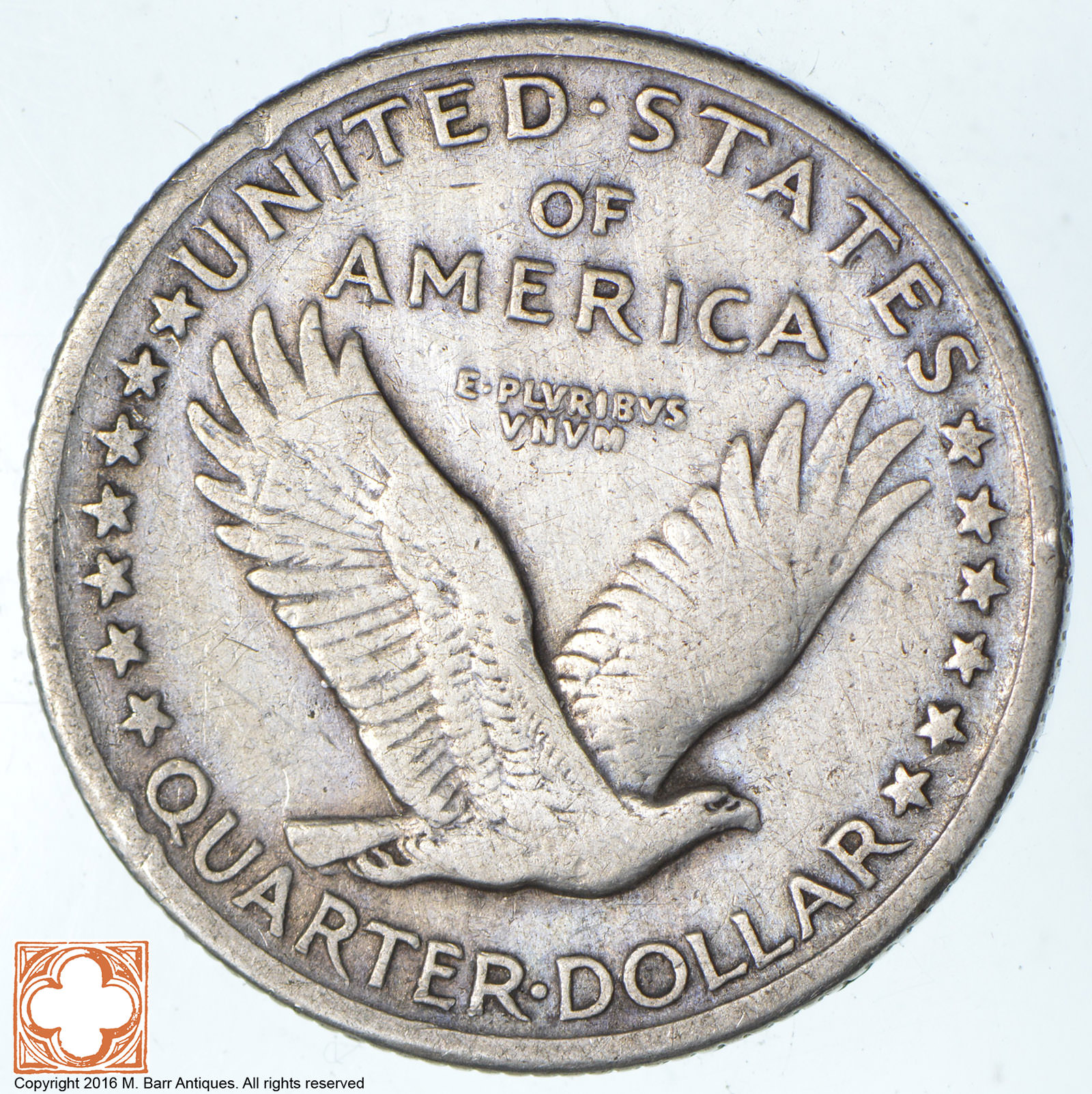 KEY DATE - 1917 Type 1 Standing Liberty Quarter - Look it up ...