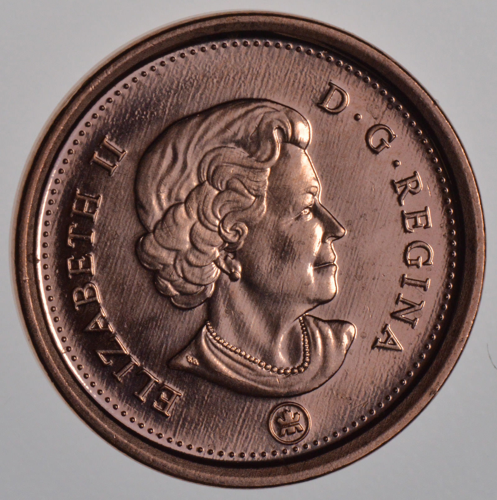 Last Year of Issue - 2012 Canada One Cent - Brilliant Uncirculated ...