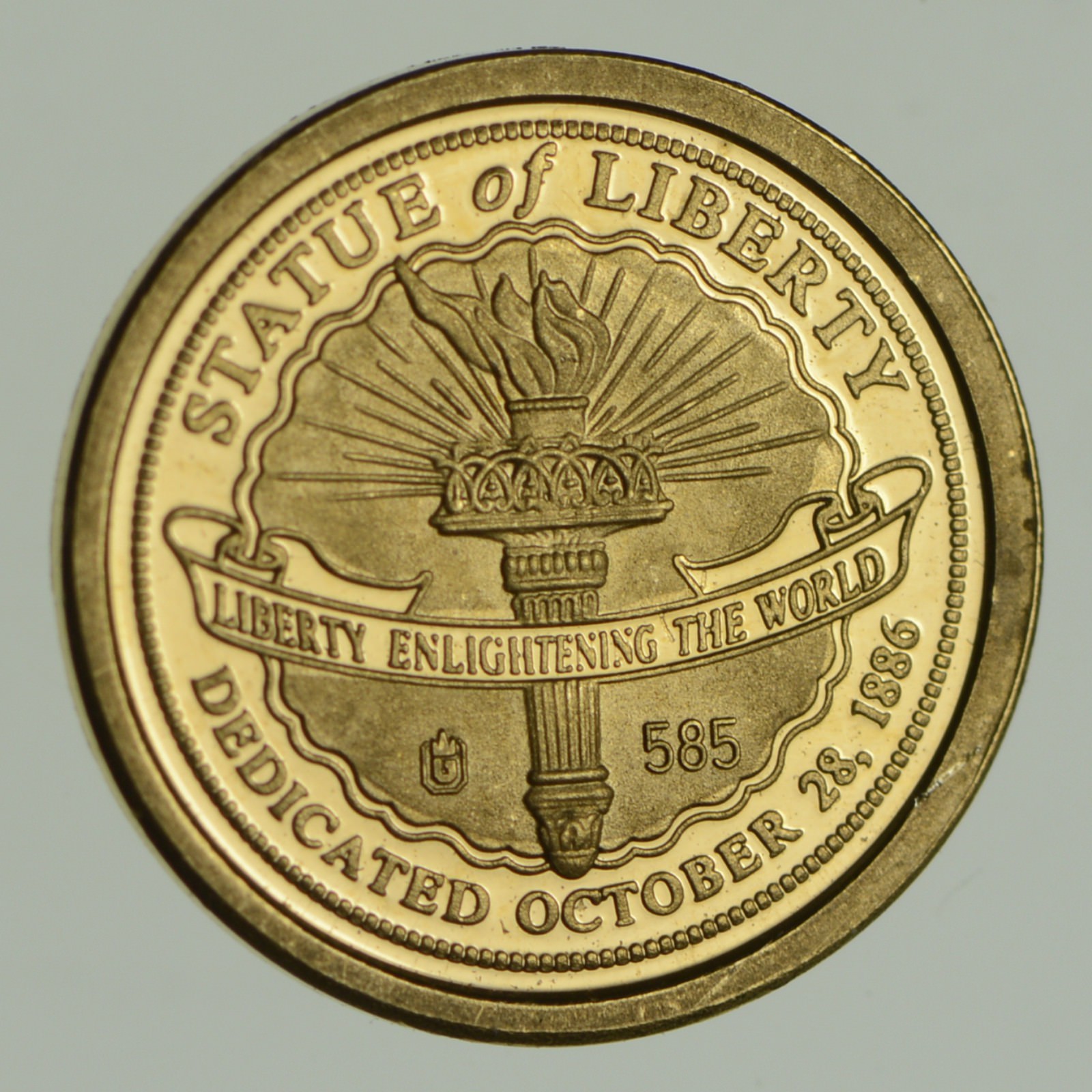 Liberty Paris Presentation 0.5 Grams GOLD! | Property Room