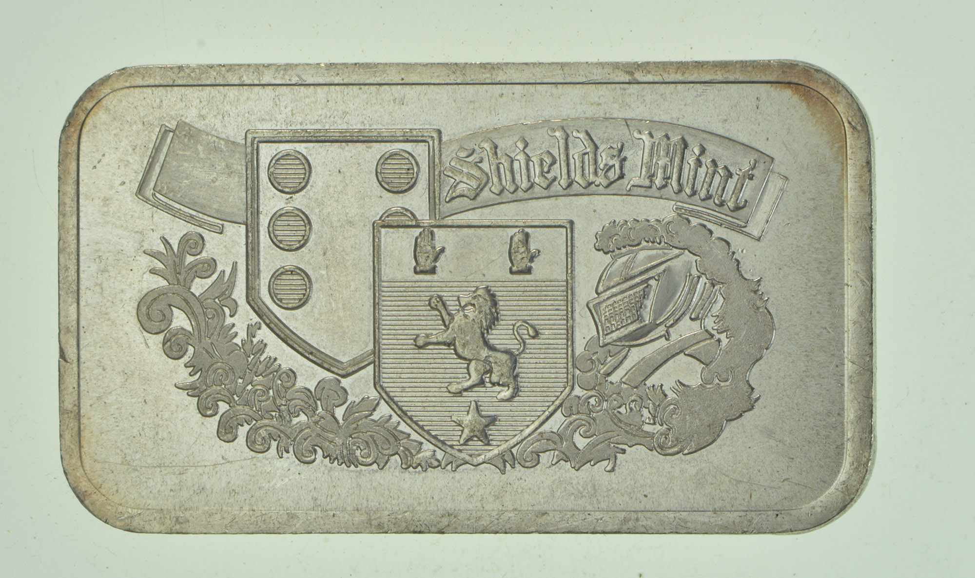 Limited - 1 Oz Silver Bar Shields Mint - .999 Fine Silver | Property Room