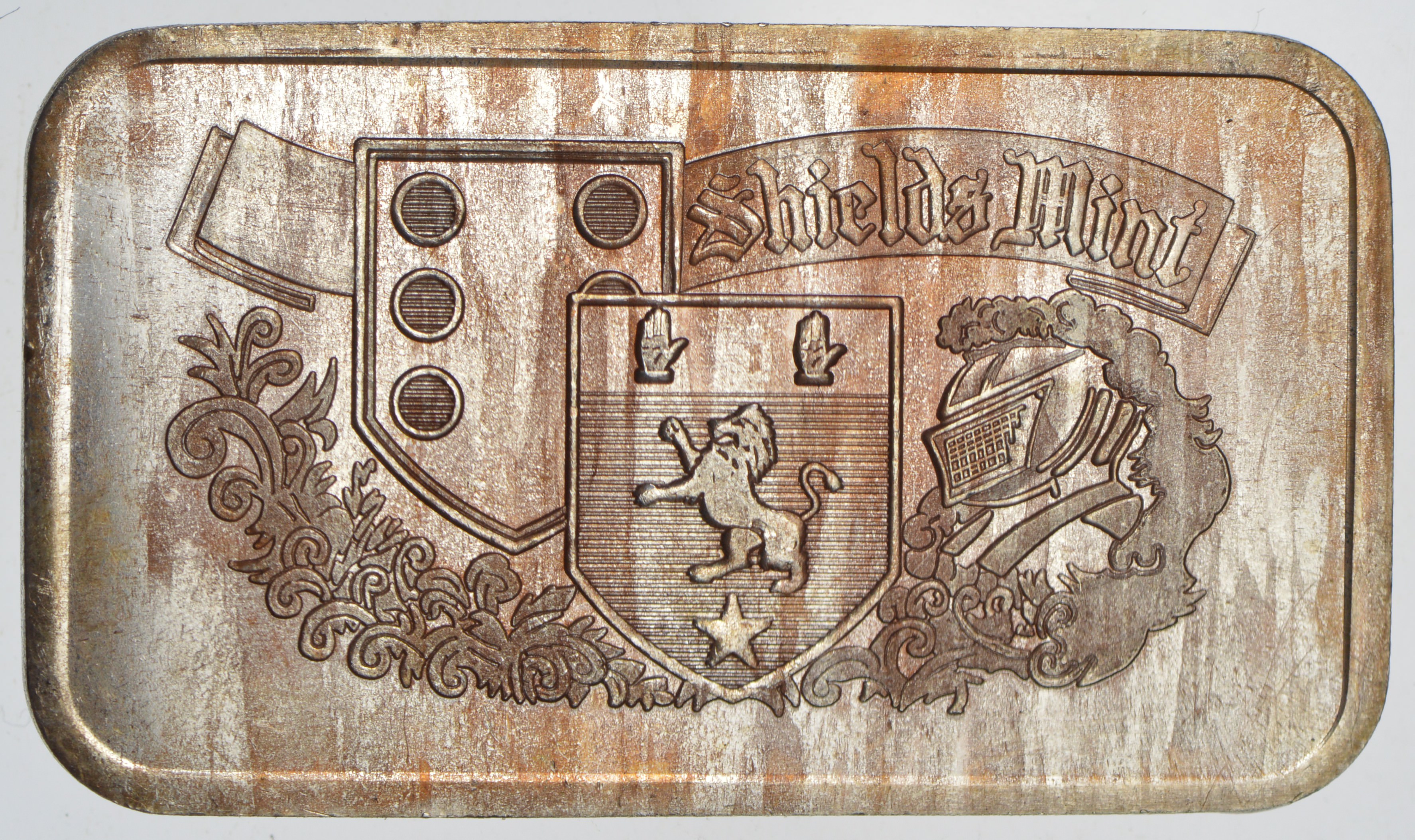 Limited - 1 Oz Silver Shields Mint Bar - .999 Fine Silver | Property Room