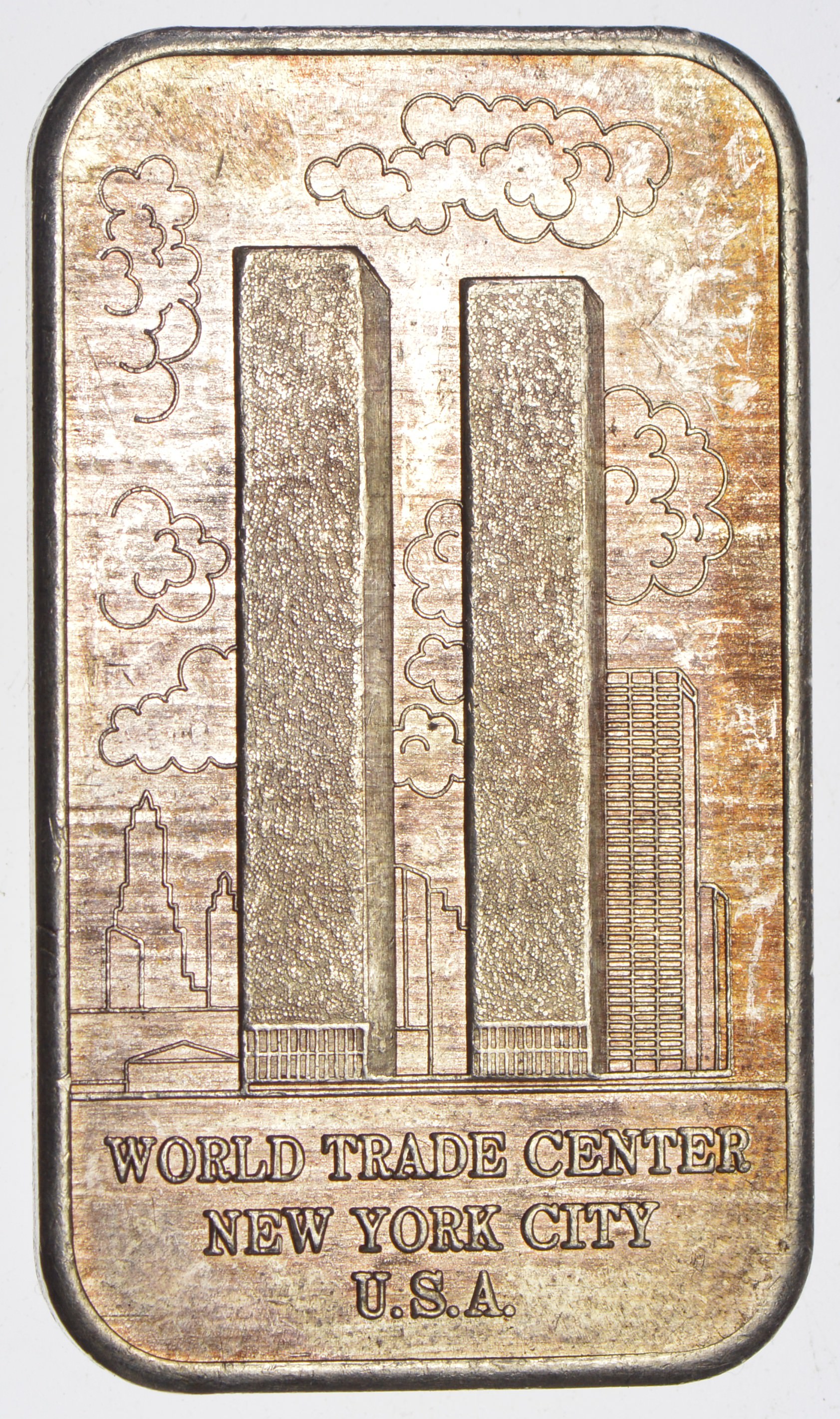 Limited - 1 Oz Silver World Trade Center Bar - .999 Fine Silver ...