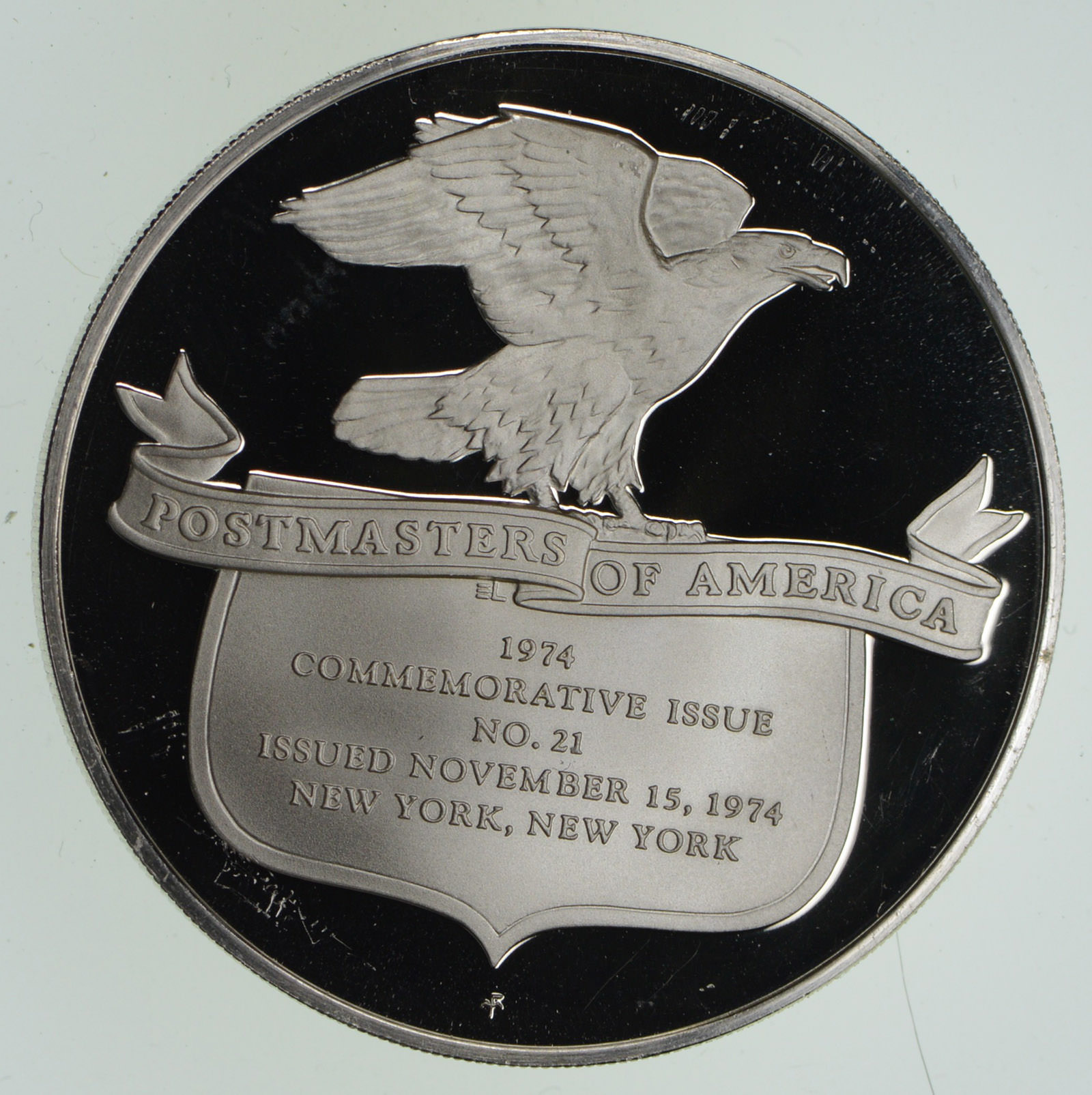 Limited Edition - Postmasters Of America - 1974 No. 21 .925 Sterling ...