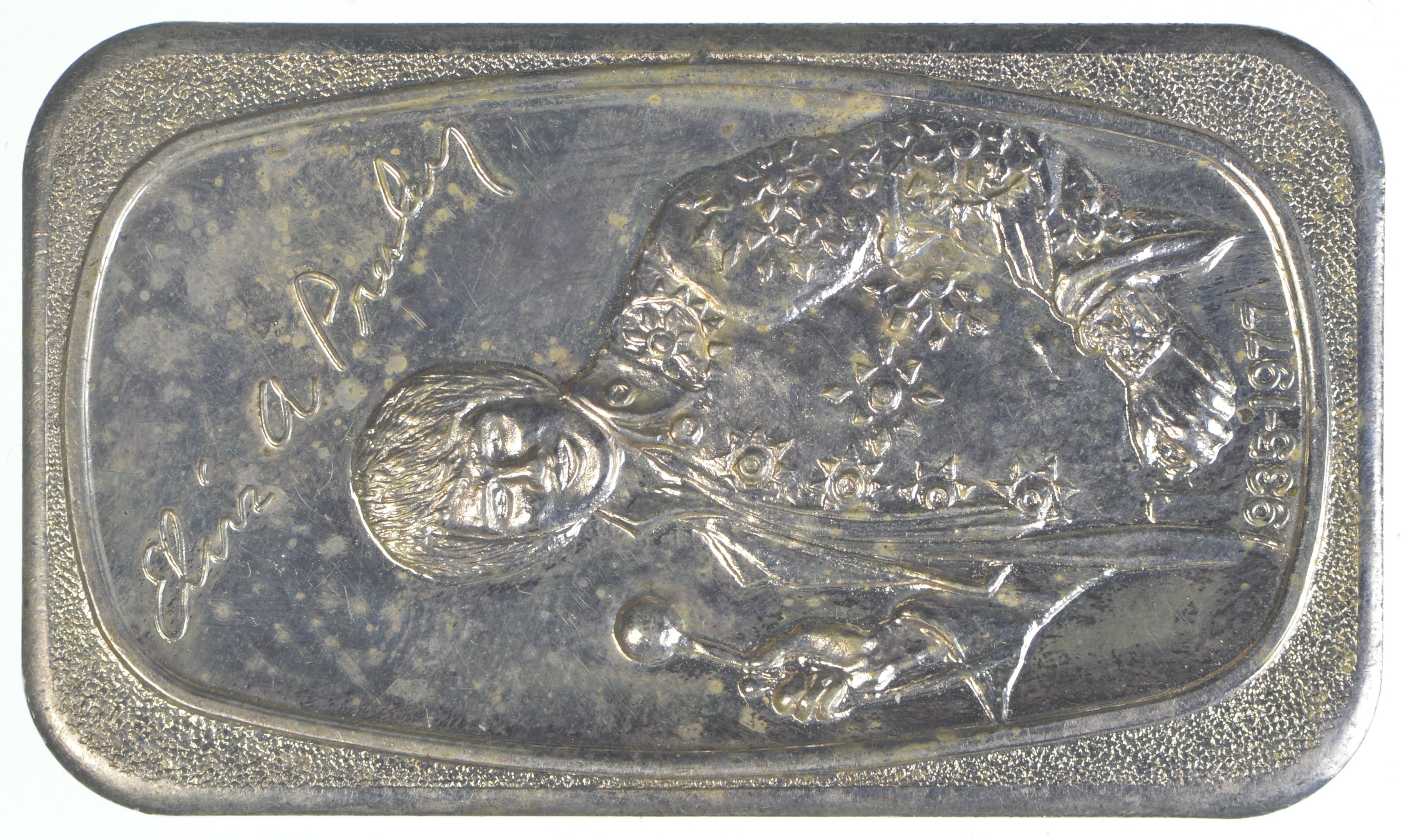 Limited SILVER 1 Oz Bar Elvis Presley .999 Fine Silver | Property Room