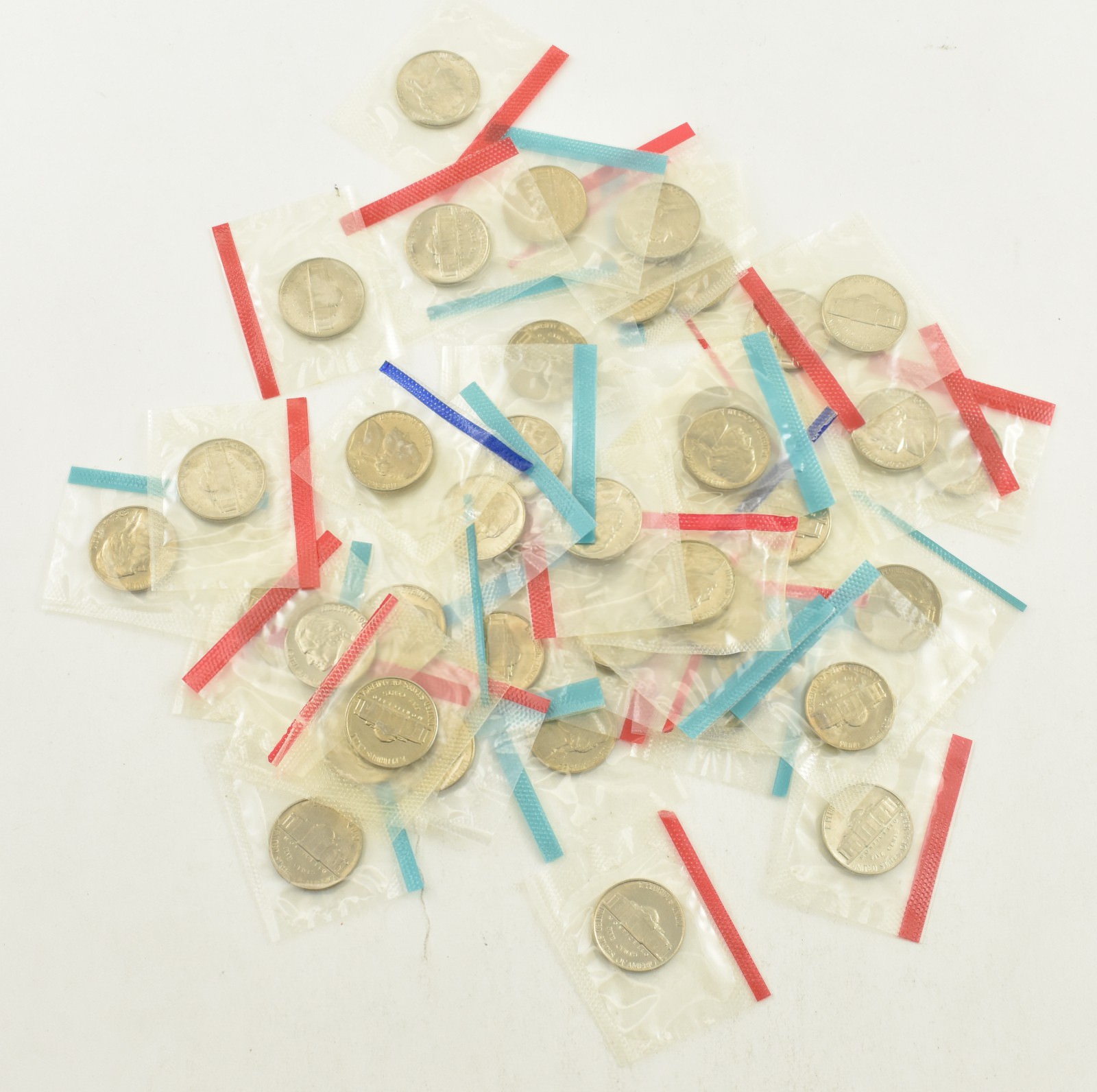 LOT 40 x US Mint Cello 1960's Jefferson Nickels Gem BU!! | Property Room