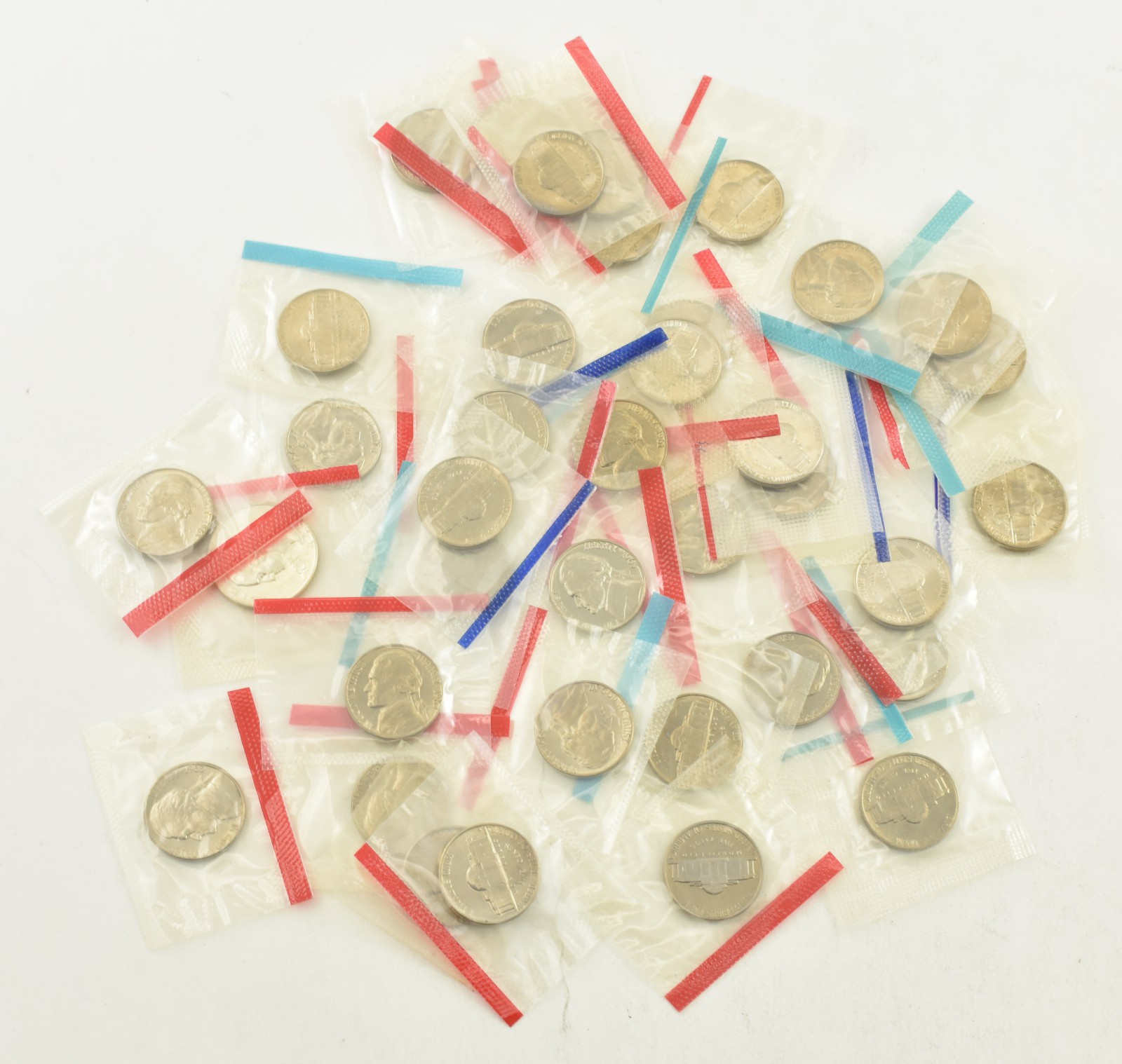 LOT 40 x US Mint Cello 1960's Jefferson Nickels Gem BU!! | Property Room
