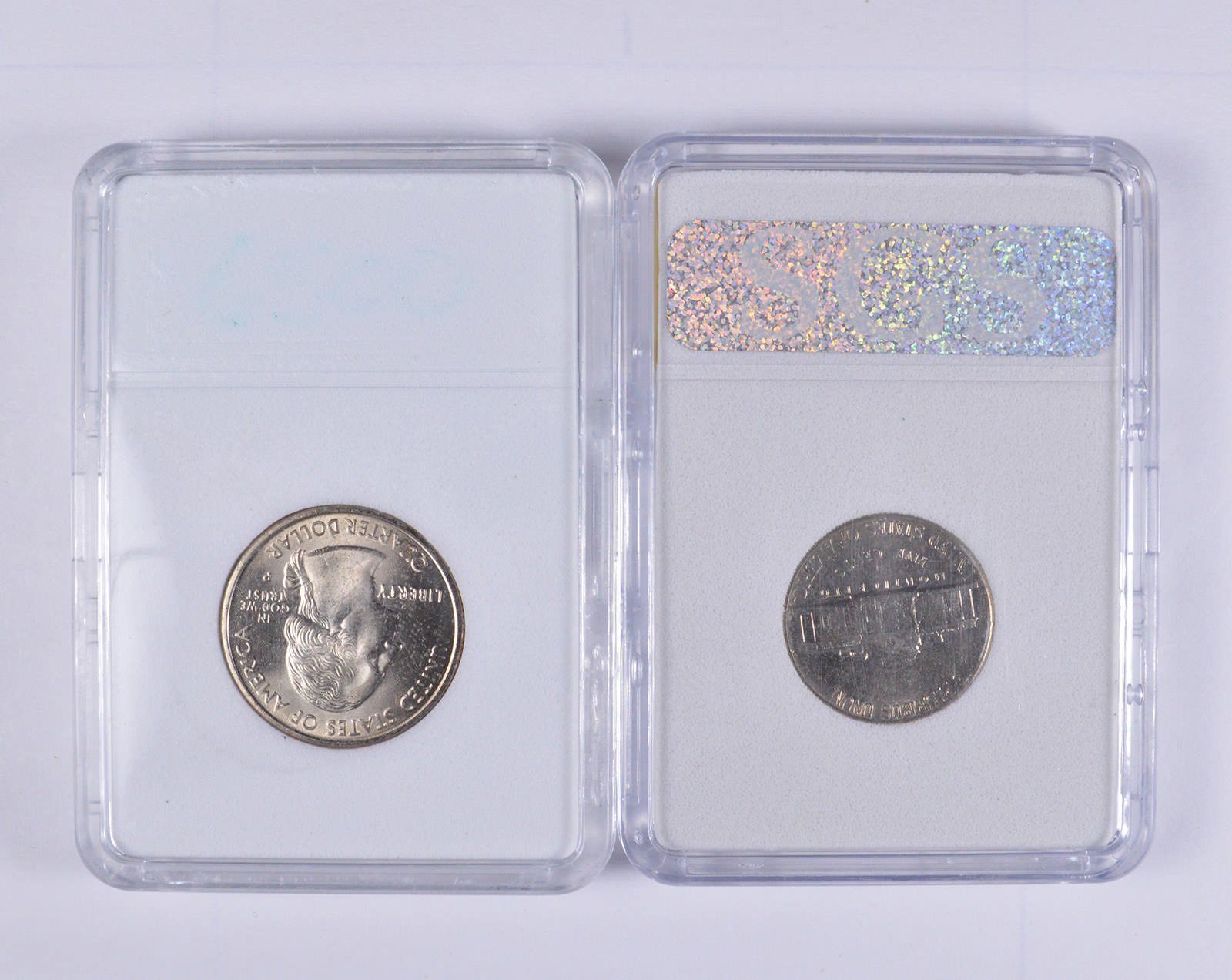 Lot of 2 Different SLABS - Graded Coins | Property Room